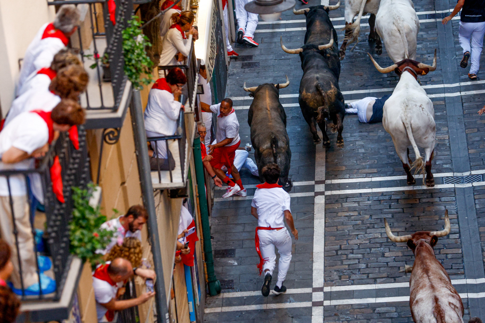 Fotos del último encierro de San Fermín 2023 | Imágenes