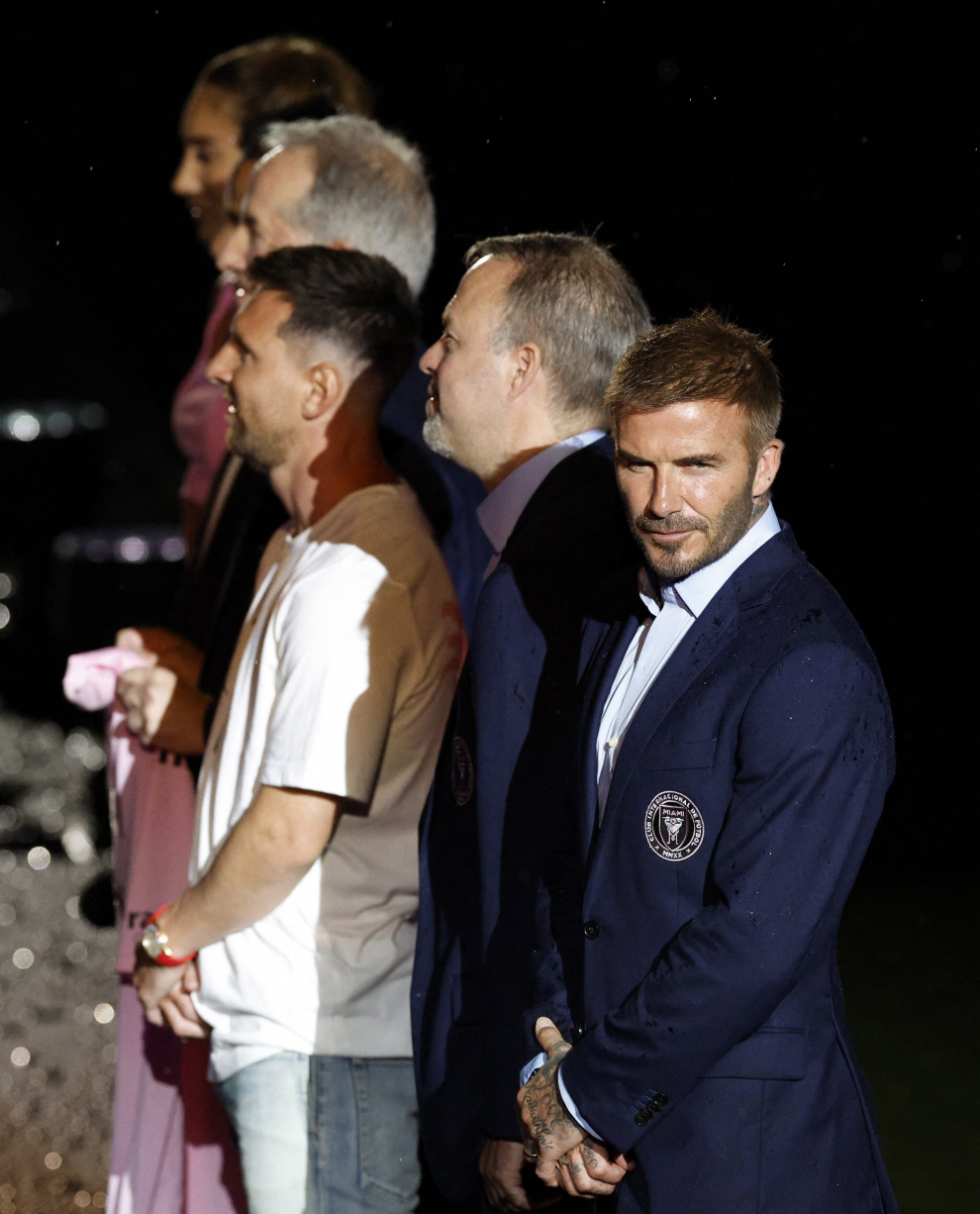 Messi en su presentación en Miami | Imágenes