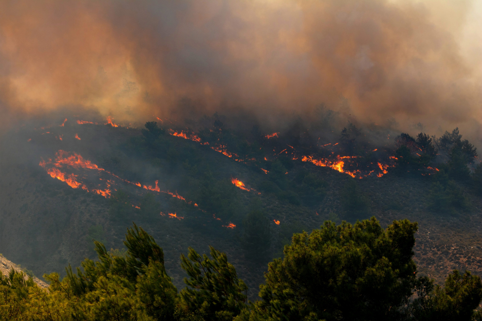 Fotos del incendio en la isla de Corfú y otras zonas de Grecia | Imágenes