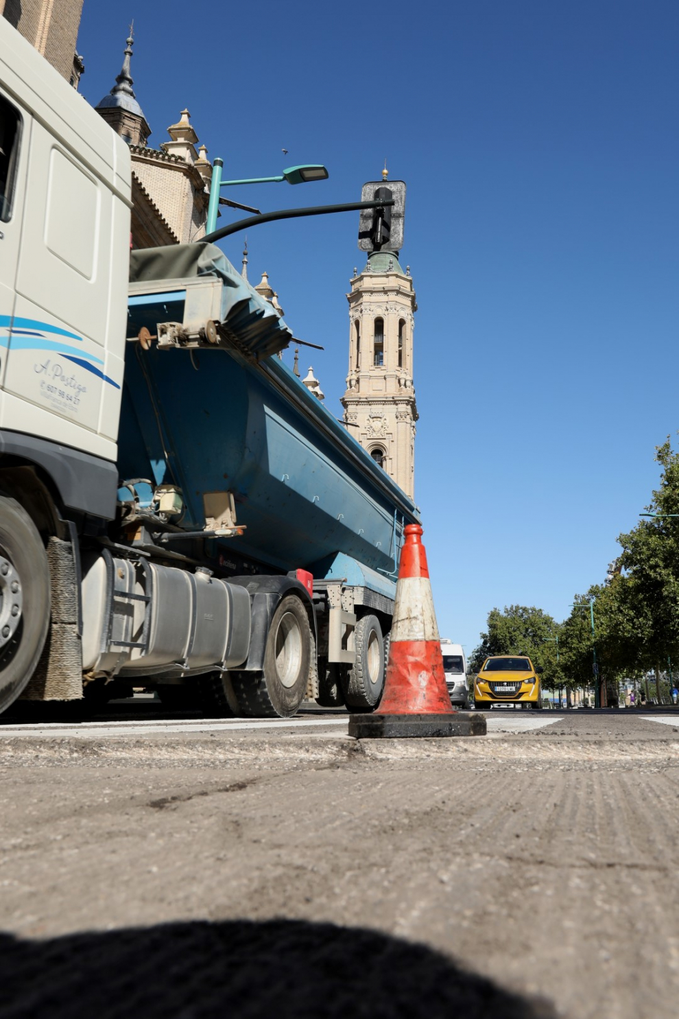 Fotos de trabajos de asfaltado del paseo de Echegaray y Caballero de ...