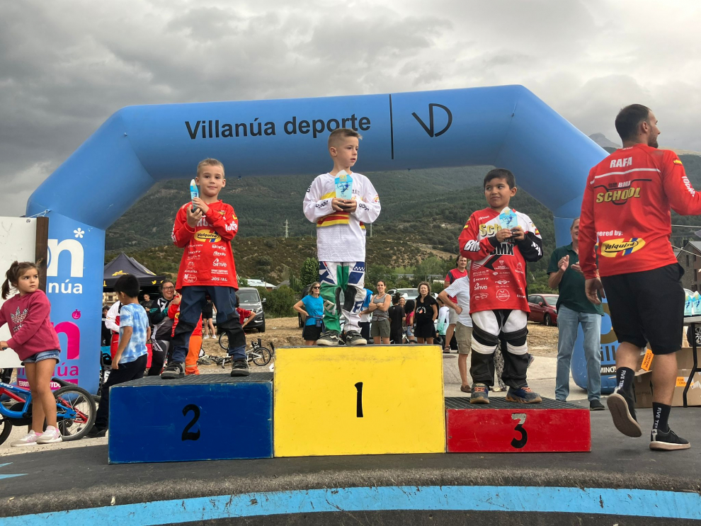 Fotos de Aleix Martínez, el niño zaragozano campeón de pump track