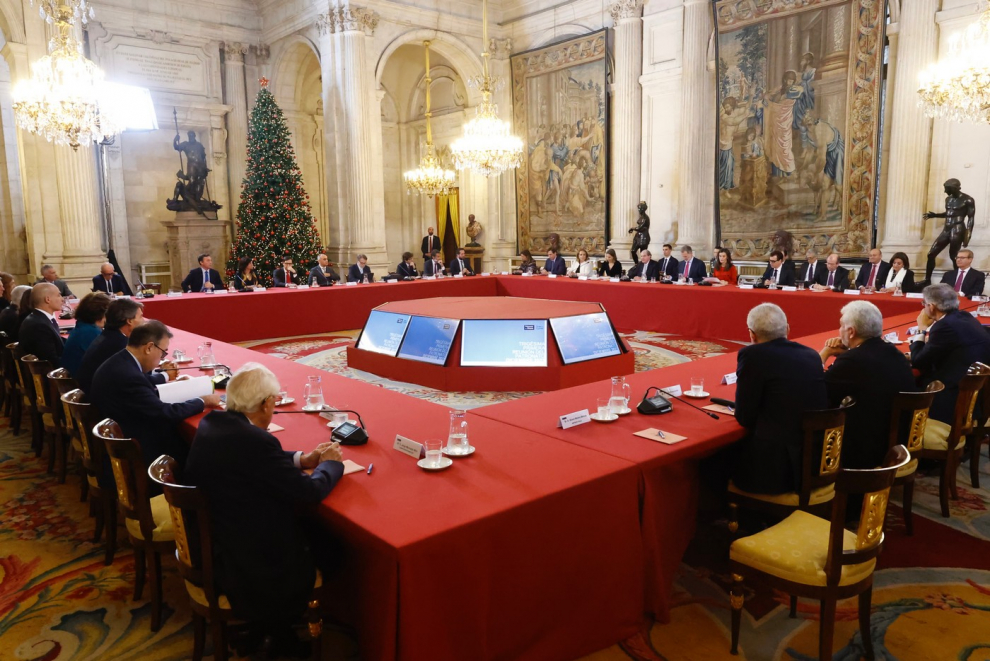 Los Reyes presiden el patronato de la Fundación Princesa de Gerona