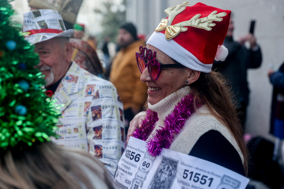 Las mejores fotos de la Lotería de Navidad 2023 en España | Imágenes