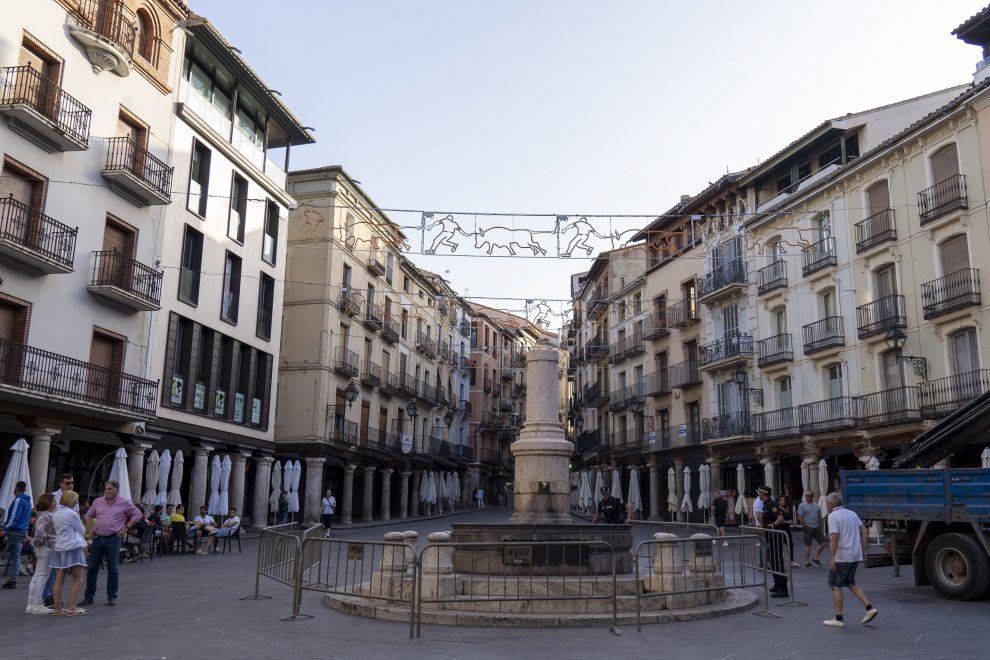Año y medio desde que se derribó el Torico en Teruel | Imágenes