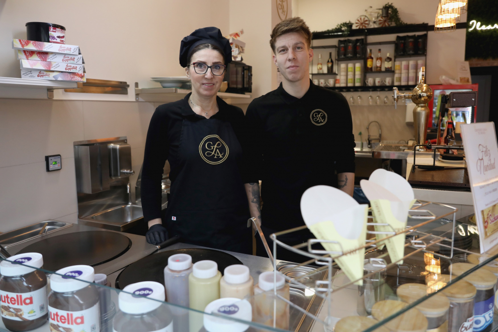 Fotos | Así es la nueva crepería de la Gran Vía de Zaragoza | Imágenes