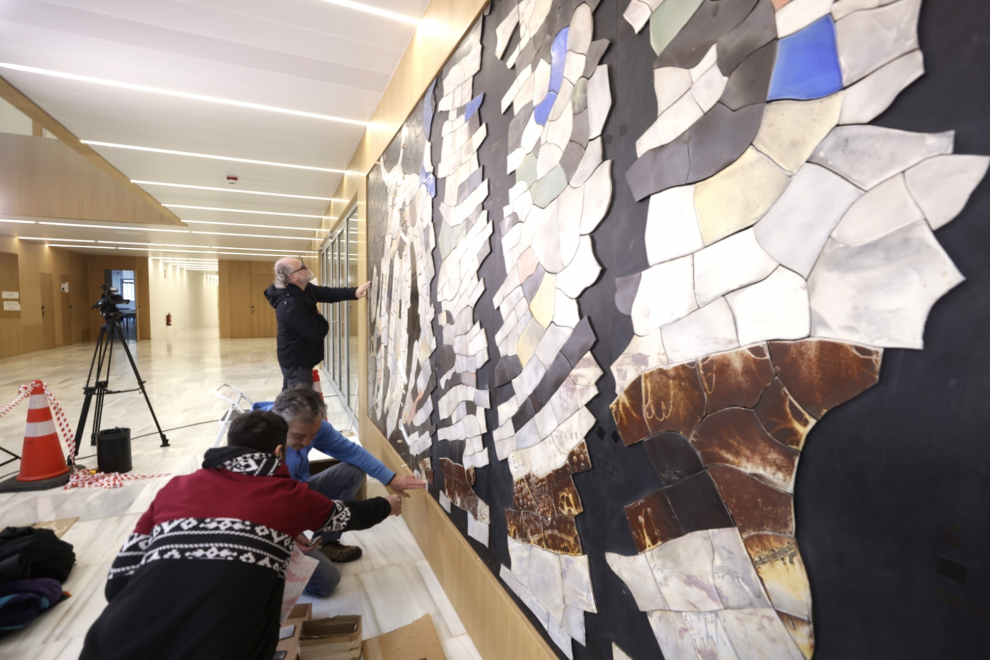Así es el nuevo mural de la renovada facultad de Filosofía y Letras ...