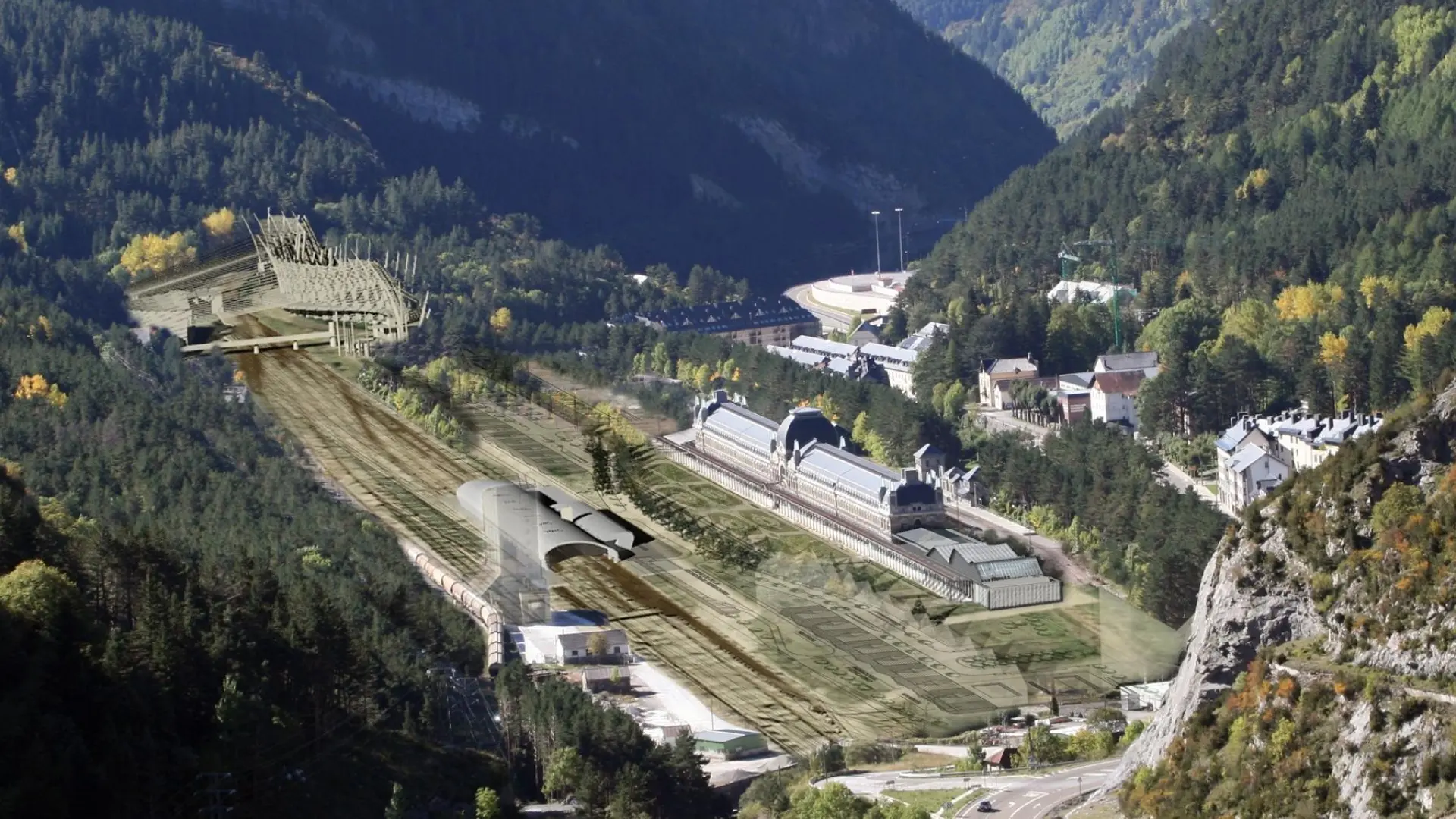 Las obras de Canfranc, paradas en verano, esperan un crédito de 30 ...
