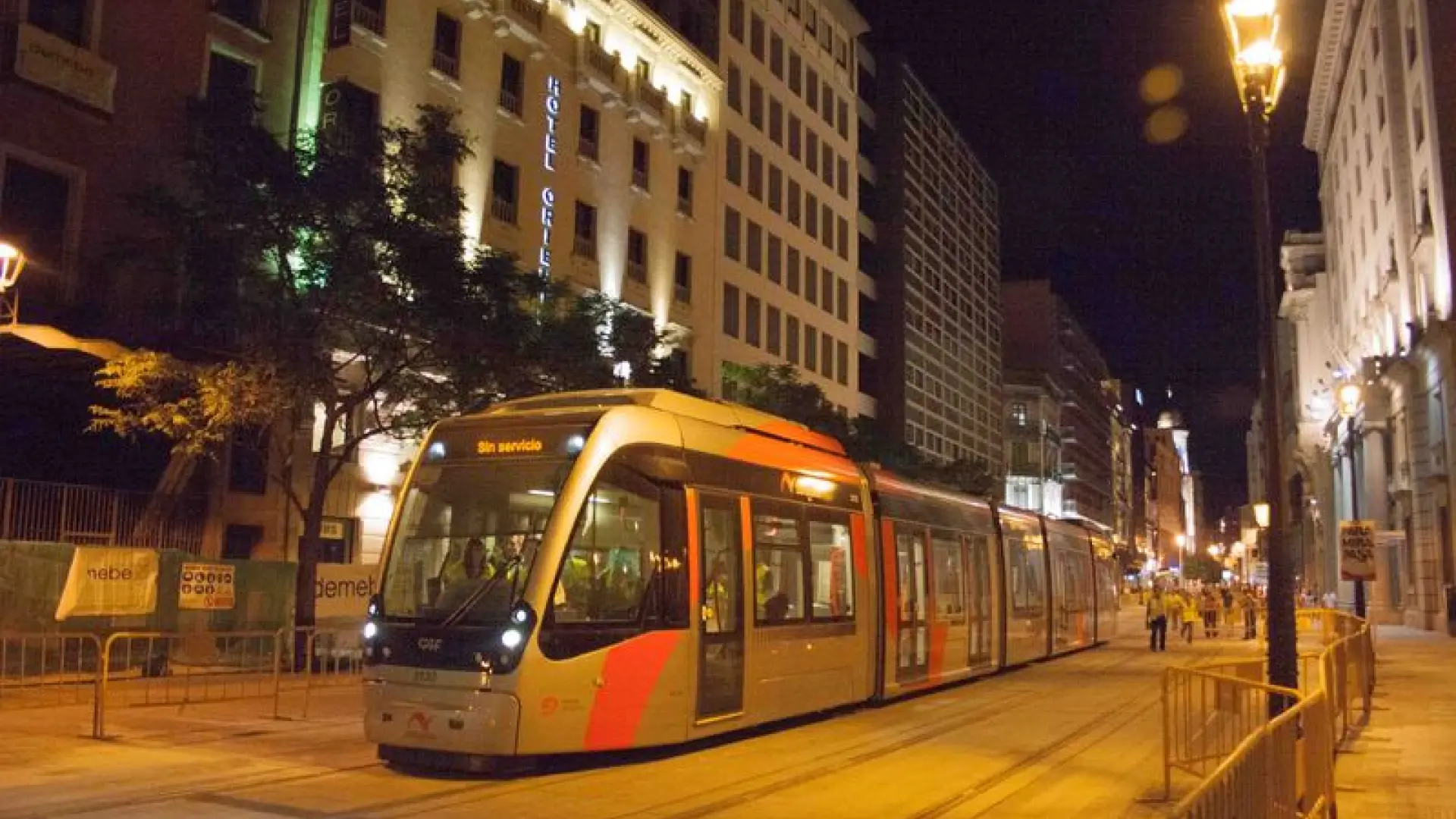 Las obras de la segunda fase del tranvía cumplen un año