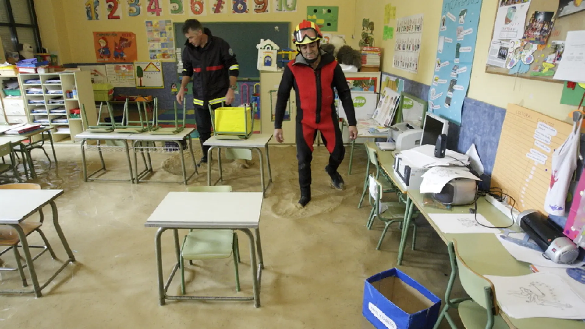 Sádaba busca ubicación para el colegio afectado por la riada