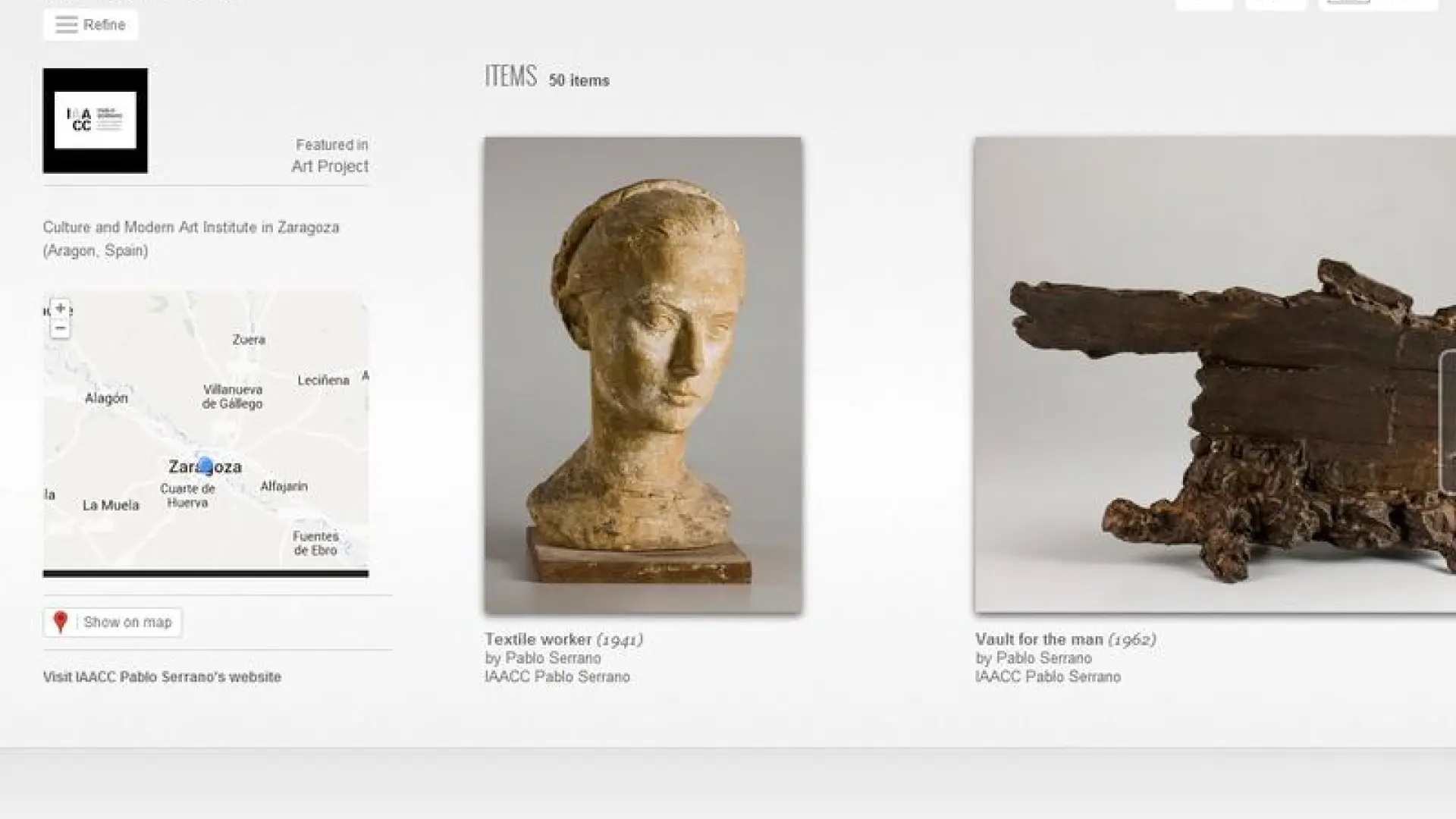 Los museos de la DGA se unen a Google Art Project