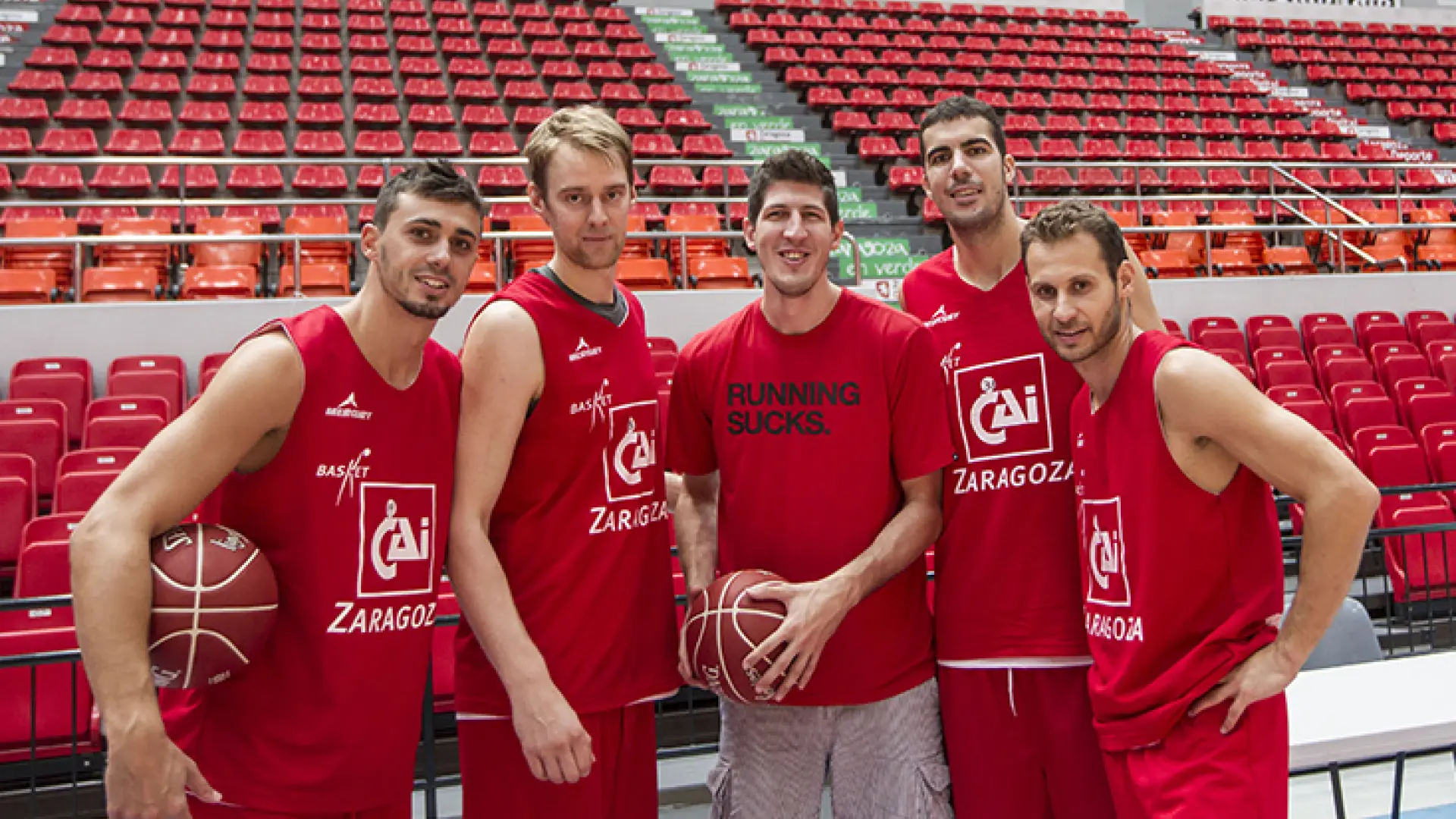 Damjan Rude visita el entrenamiento del CAI