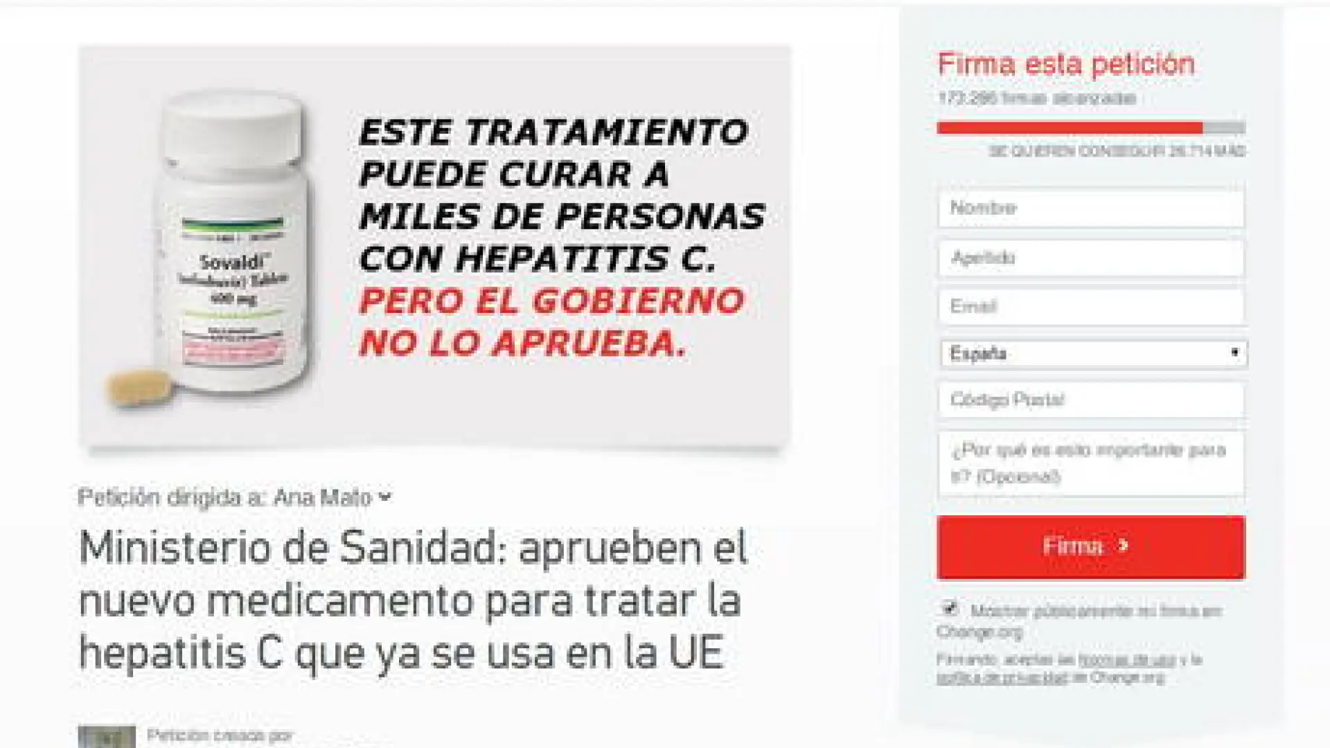 Ofrecen el nuevo fármaco 'Sovaldi' contra la hepatitis C a catorce ...
