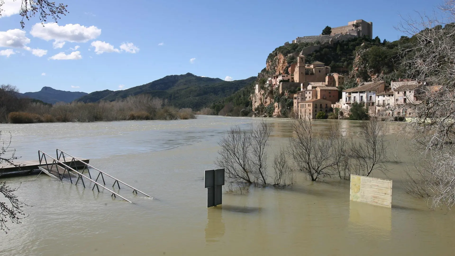 Embalses de la cuenca del Ebro, al 62,6% de capacidad