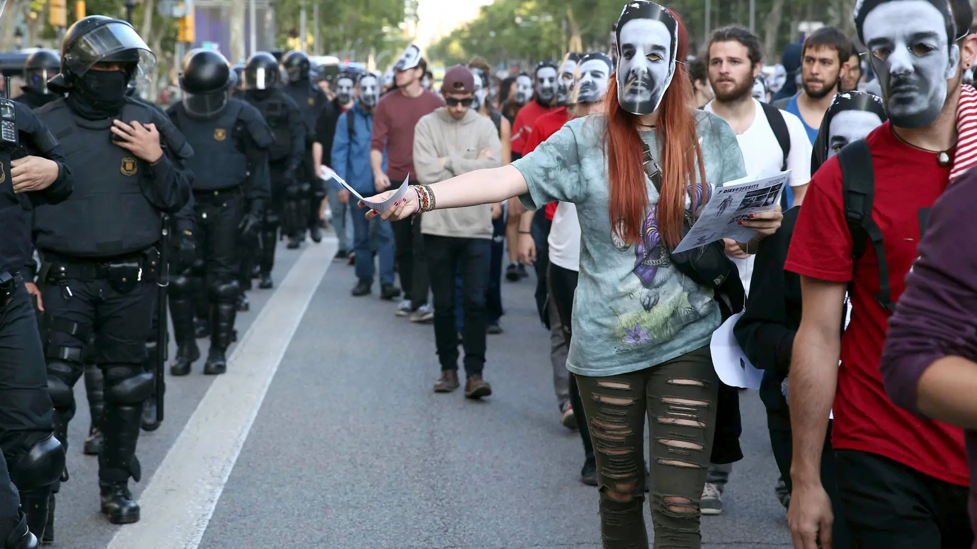 Interior alerta de que en Gracia hay tácticas de kale borroka "de ...