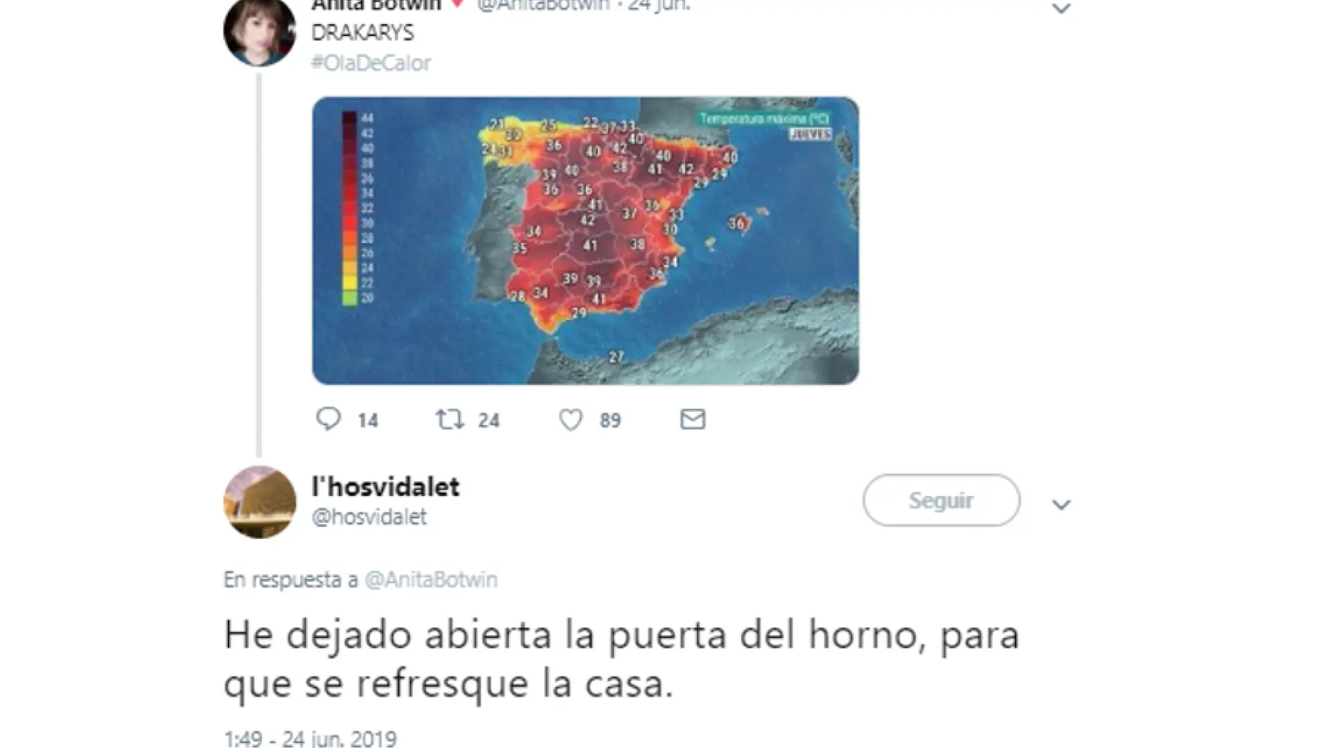 Contra el calor, humor: memes para refrescar la mente