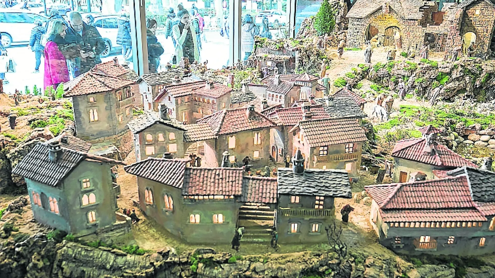 Un belén de gran realismo y con mucha vida