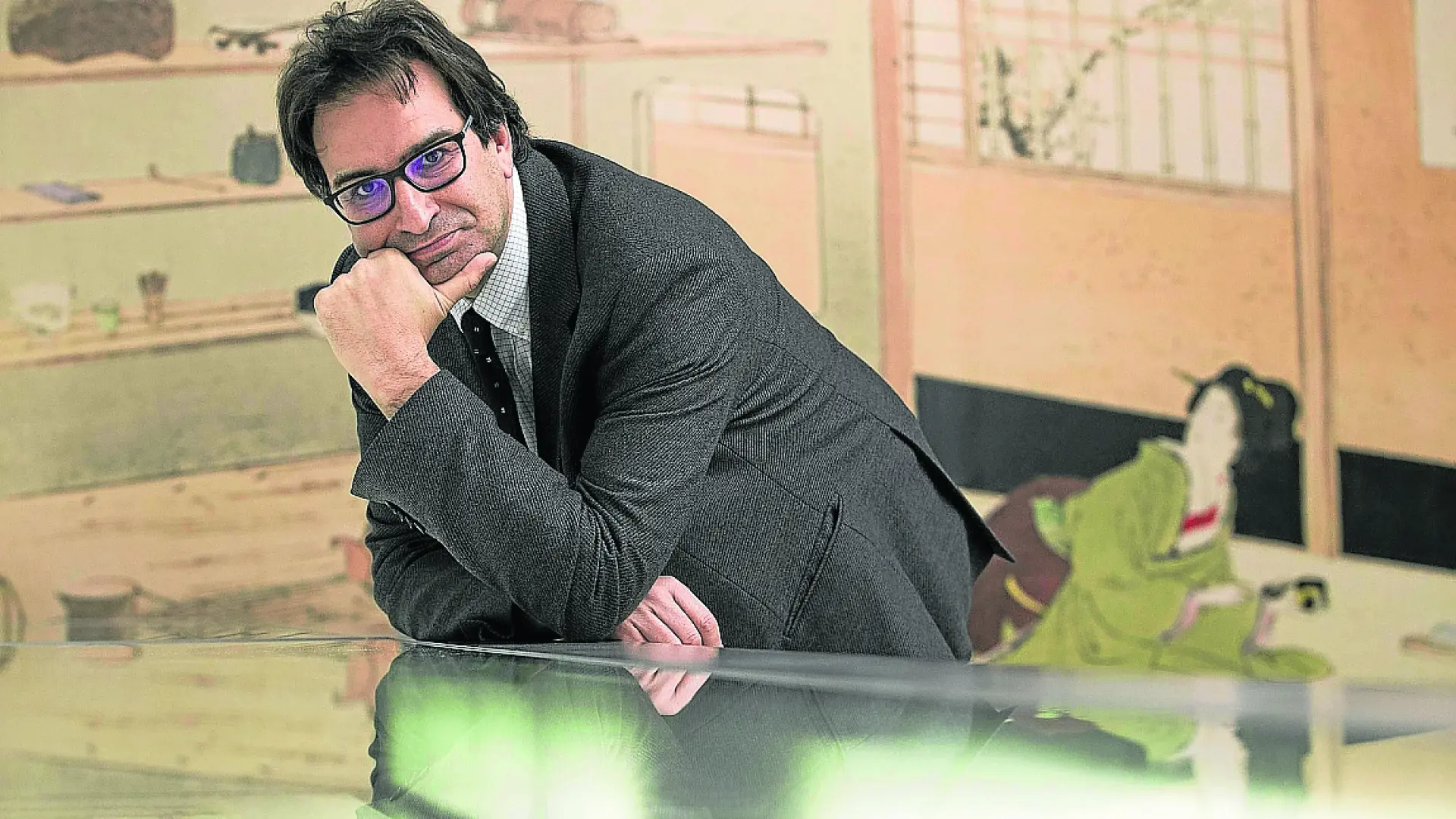 David Almazán, investigador de arte japonés: "Ver los pequeños detalles ...