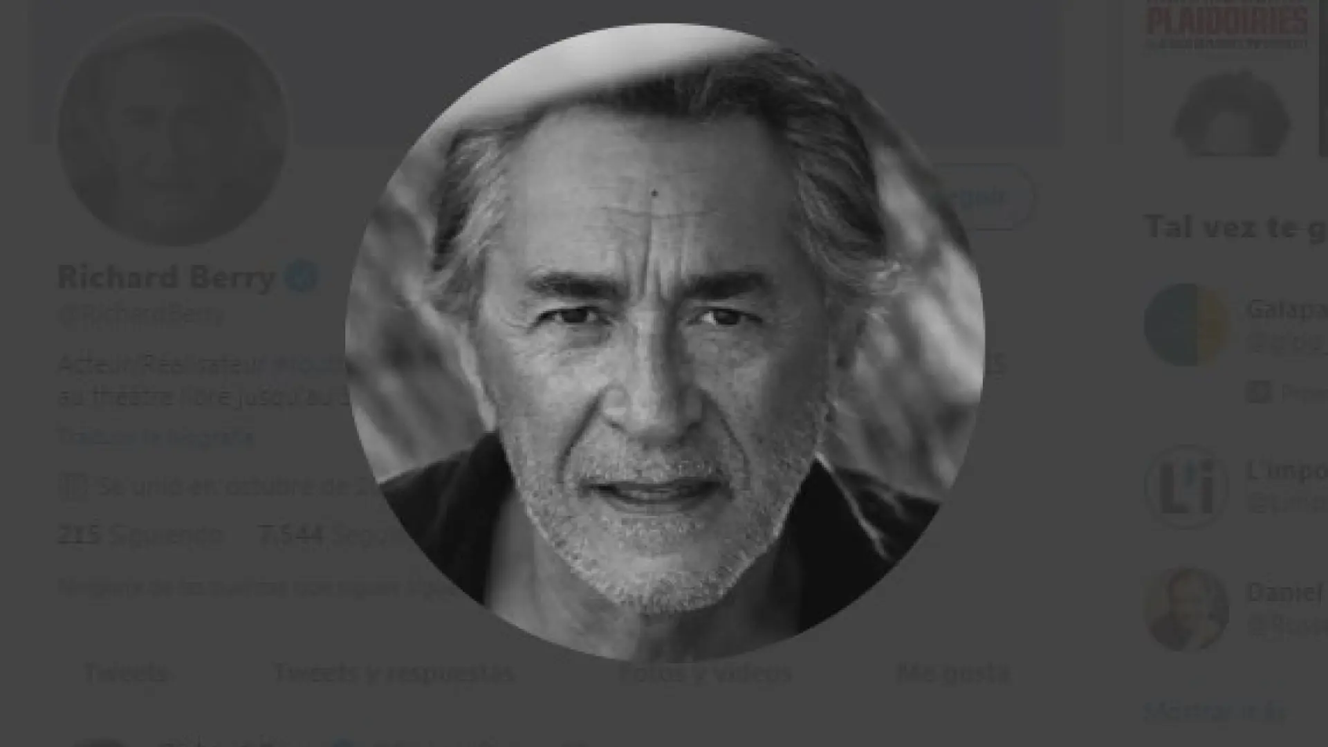 El actor francés Richard Berry, acusado de violación por una de sus hijas