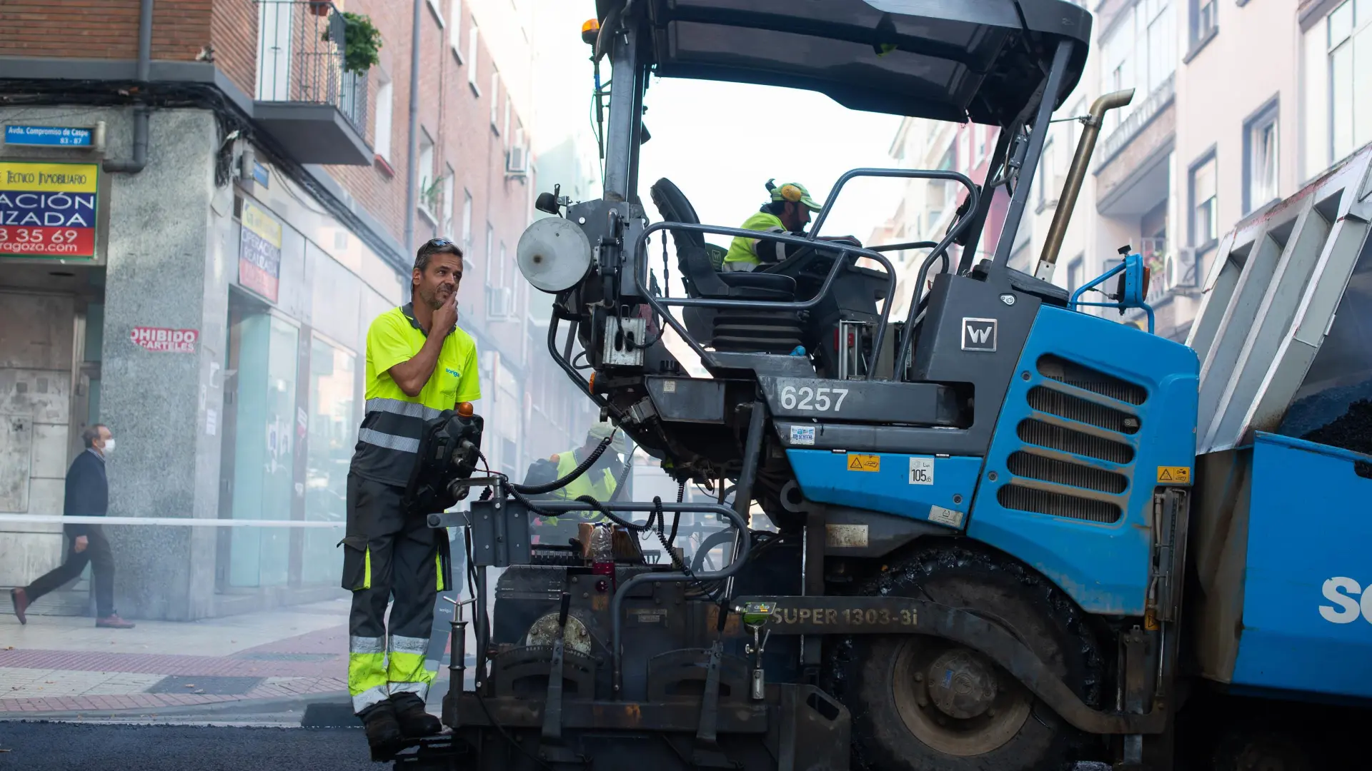 Las obras de mejora del asfaltado de varias calles de Zaragoza comienzan la próxima semana