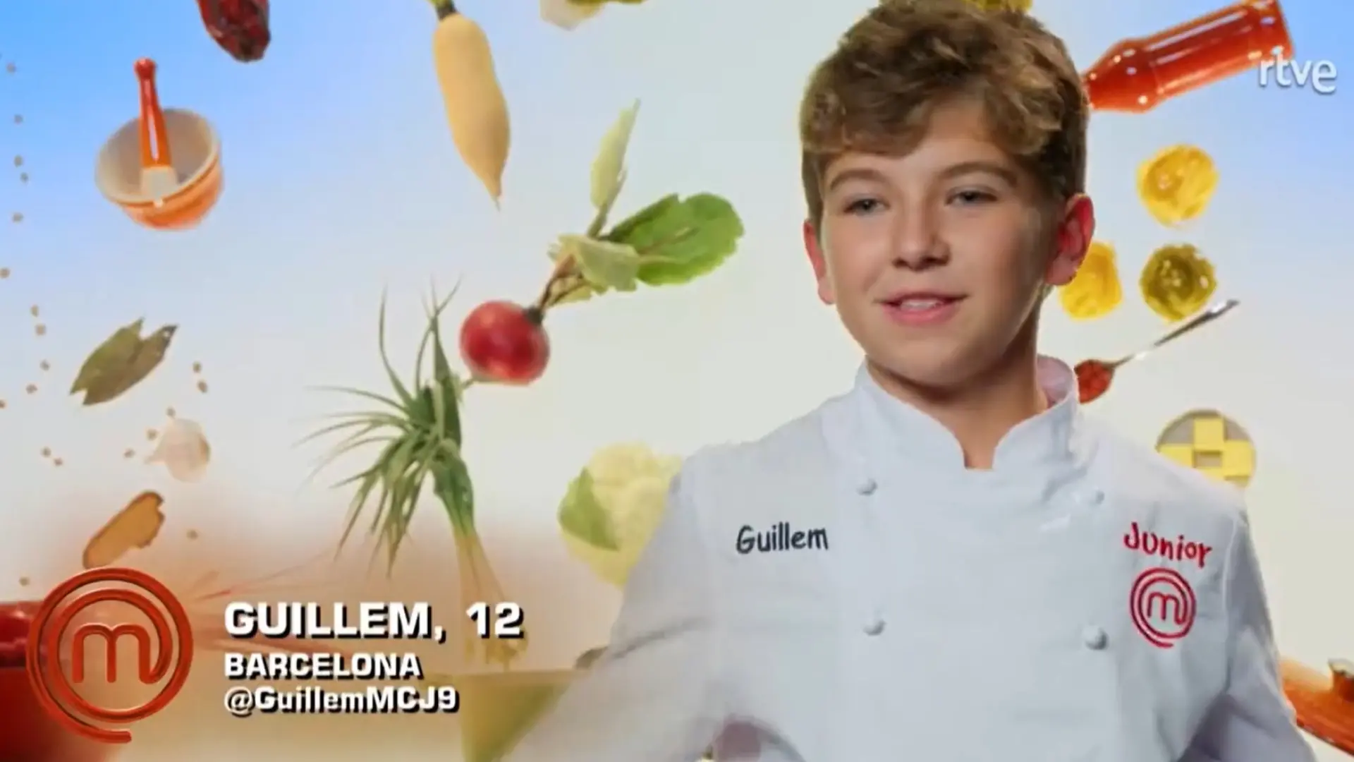 Guillem, ganador de la novena edición de 'MasterChef Junior'