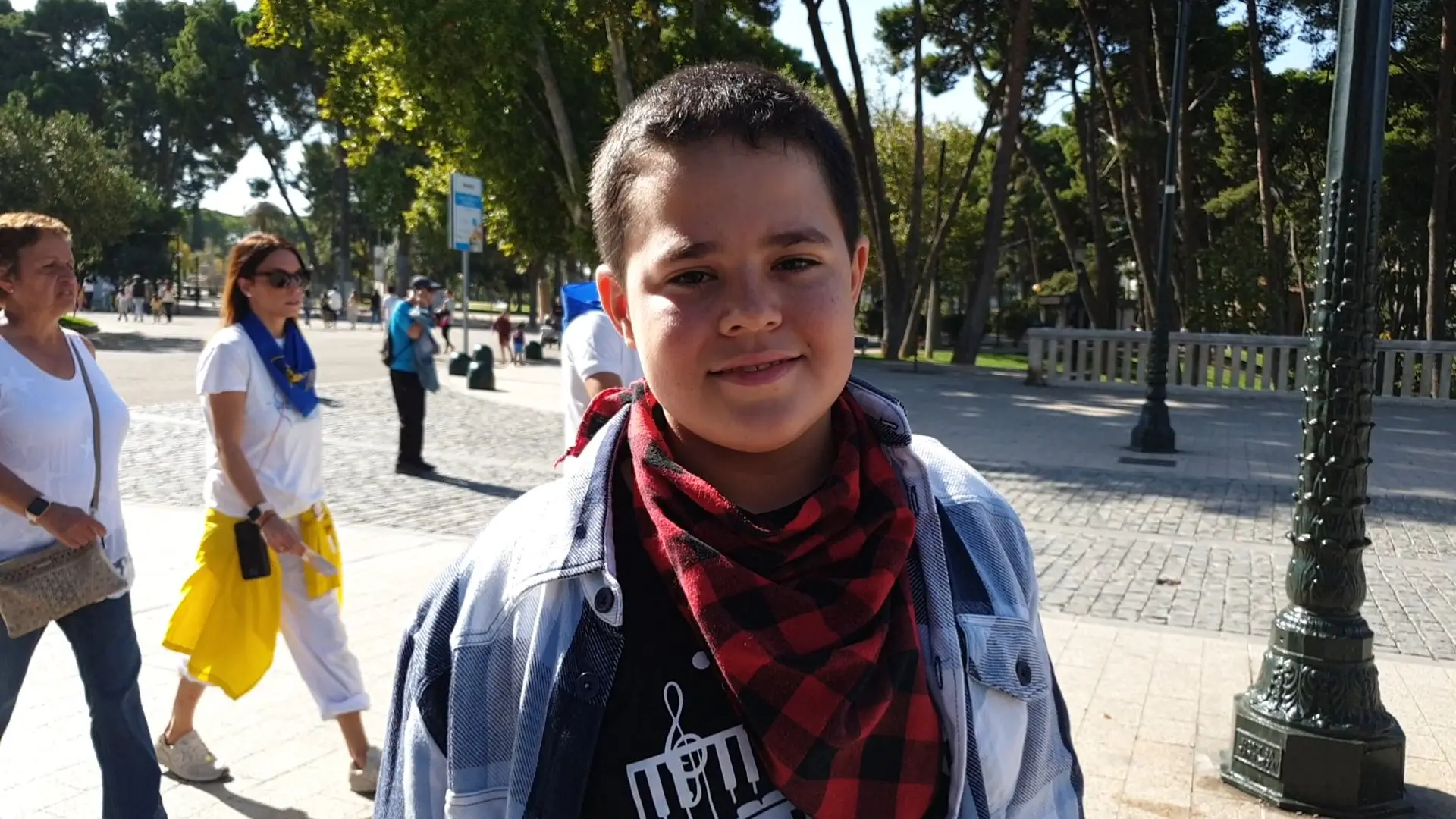 Fiestas del Pilar: entrevista con el pregonero de 12 años, Diego de Pablo