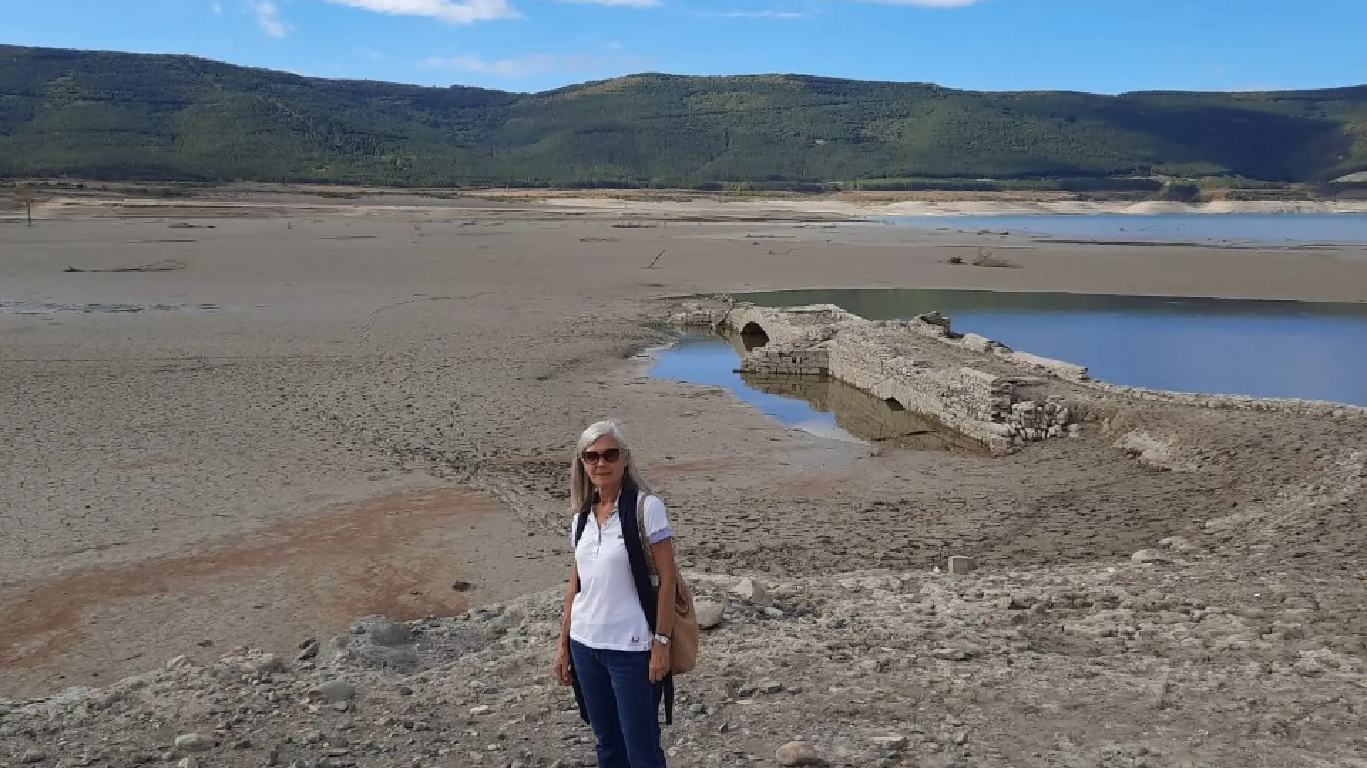“Después de 30 años, la sequía deja ver el puente entre Tiermas y ...