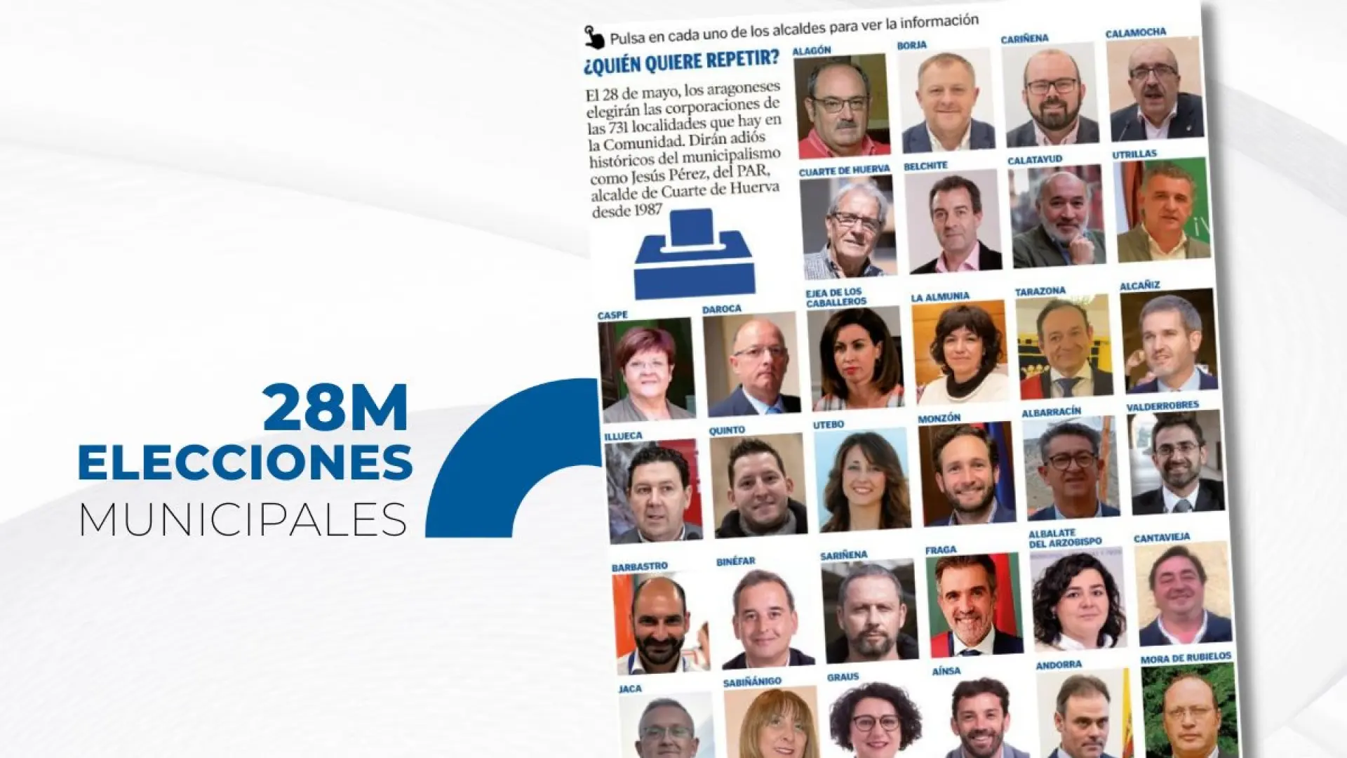 Elecciones En Aragón 2023 ¿qué Alcaldes Se Vuelven A Presentar Y