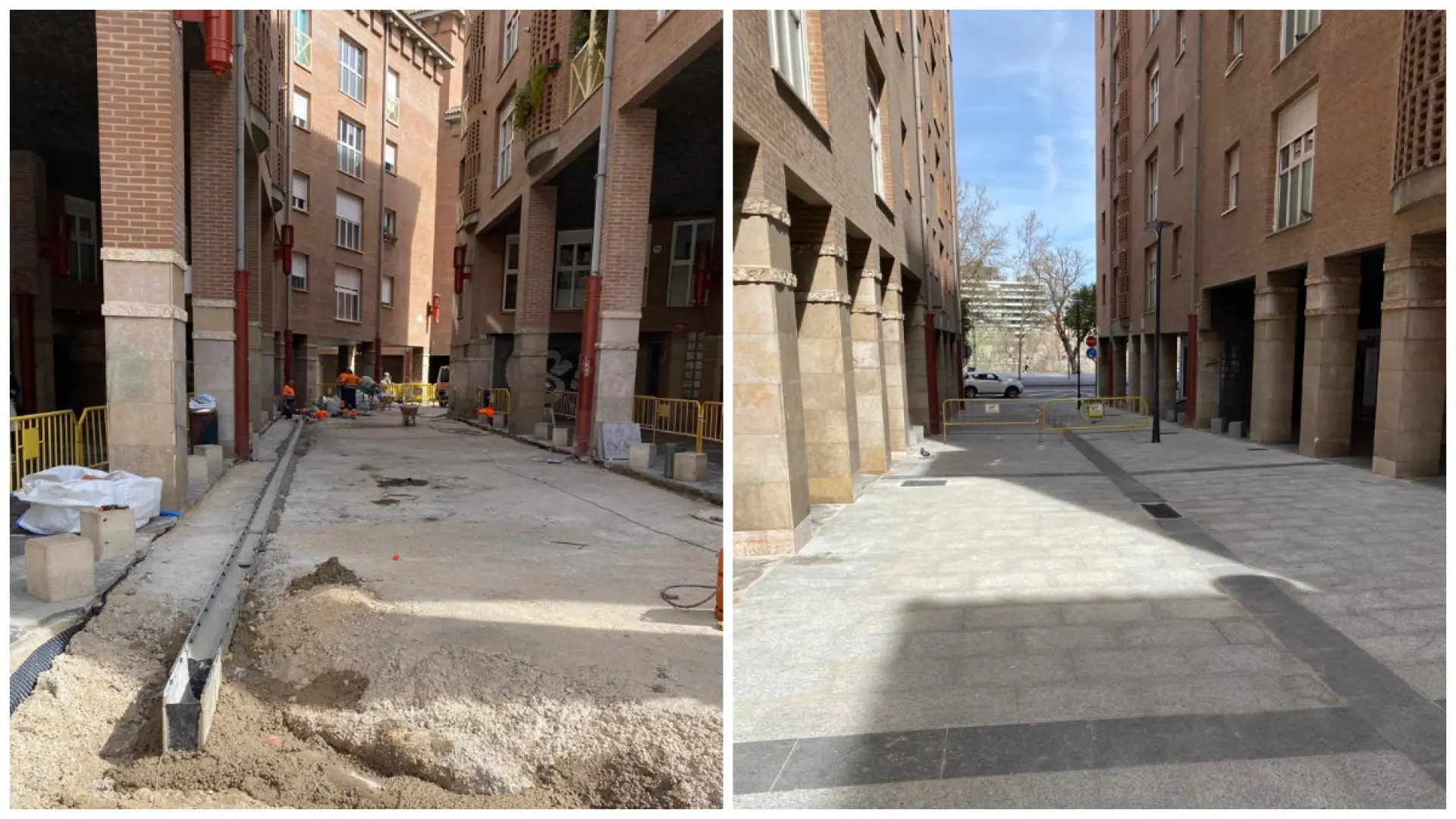 Infraestructuras reanuda las obras para mejorar la accesibilidad peatonal en el entorno de la ...