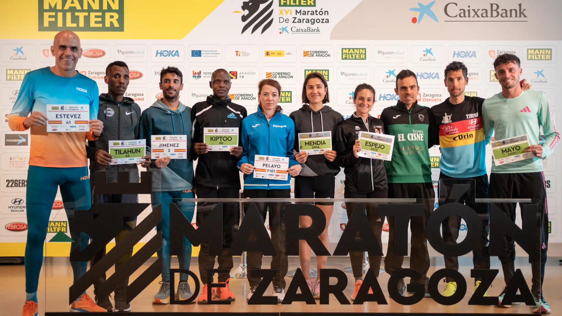 Guerra, Jiménez y Pelayo, favoritos al triunfo en el Maratón de Zaragoza