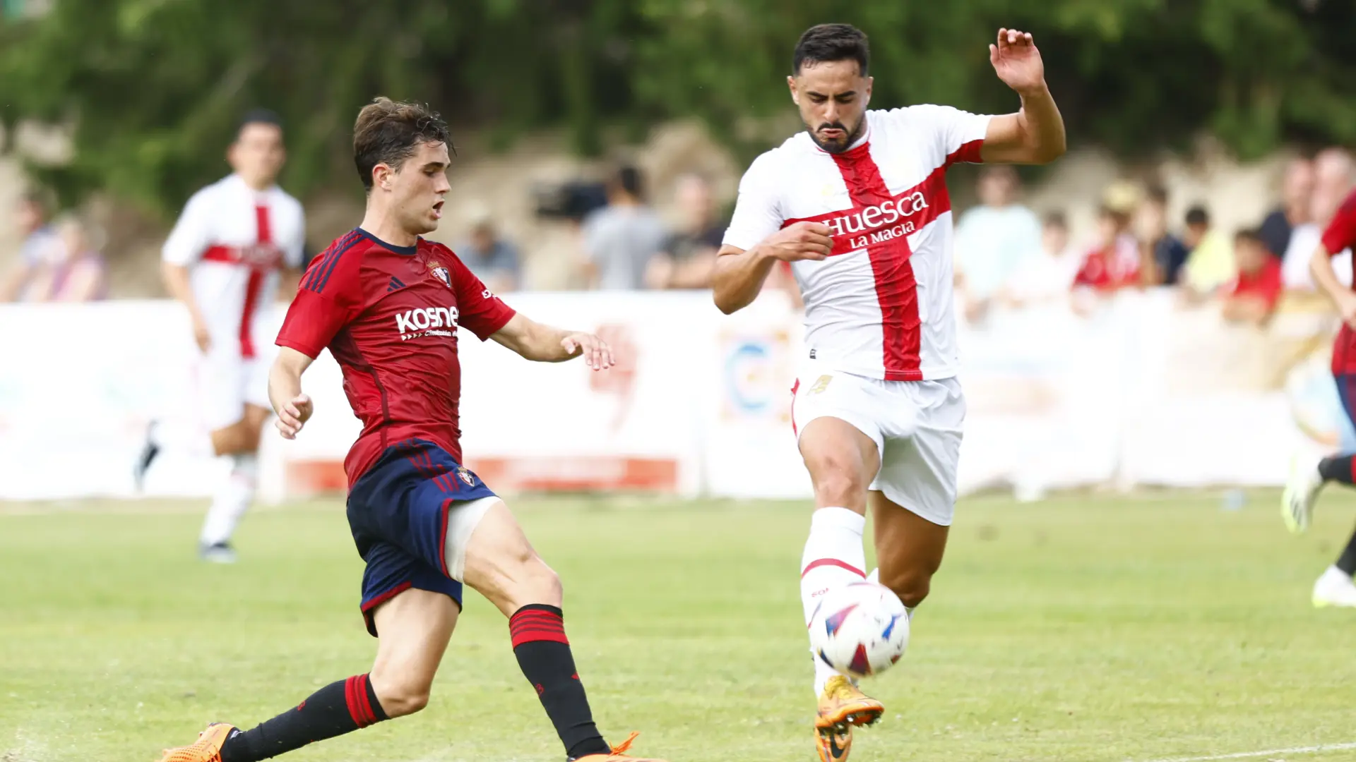 La SD Huesca, fiel a su cita veraniega con Osasuna