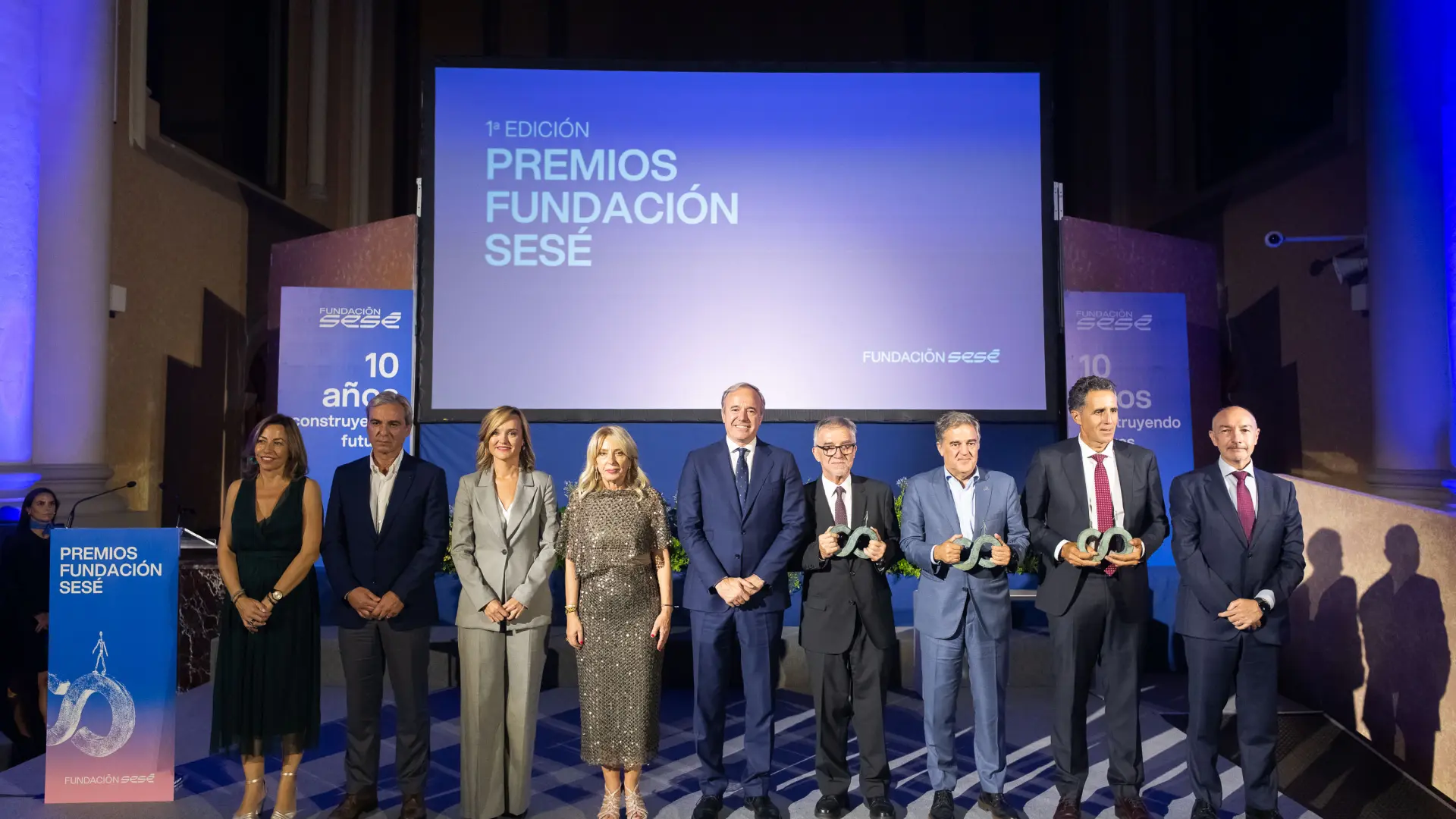 La Fundación Sesé premia a Mateo Valero, Saica y los hermanos Induráin