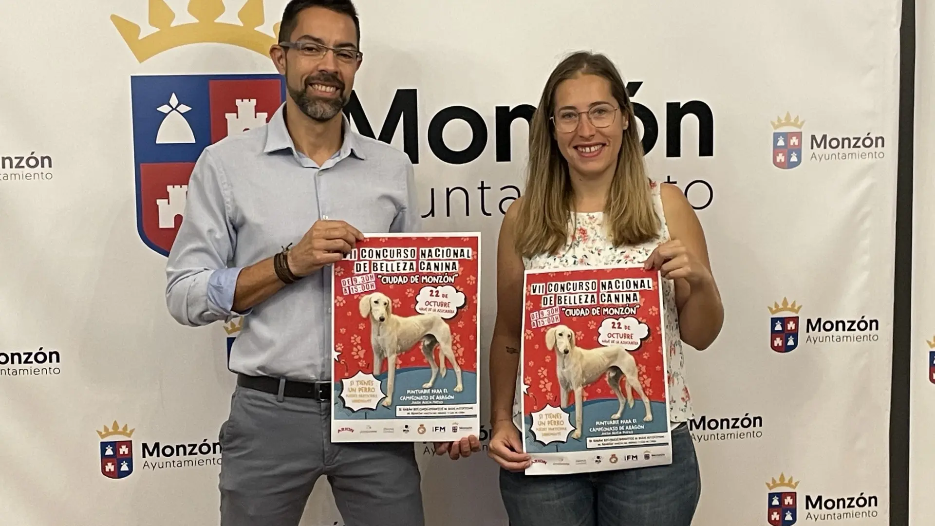 Monzón celebra el VII Concurso Nacional de Belleza Canina