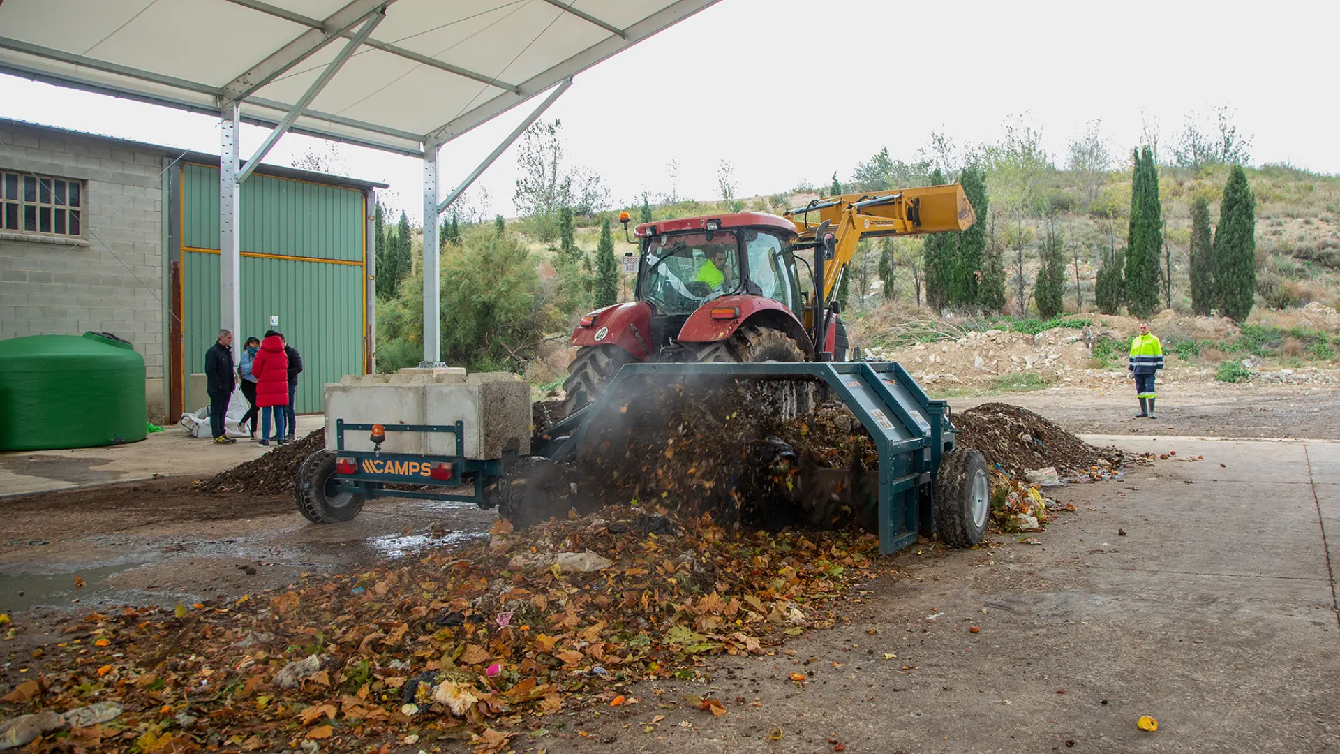 La planta de compostaje de Calatayud tiene 20.000 kilos de materia ...