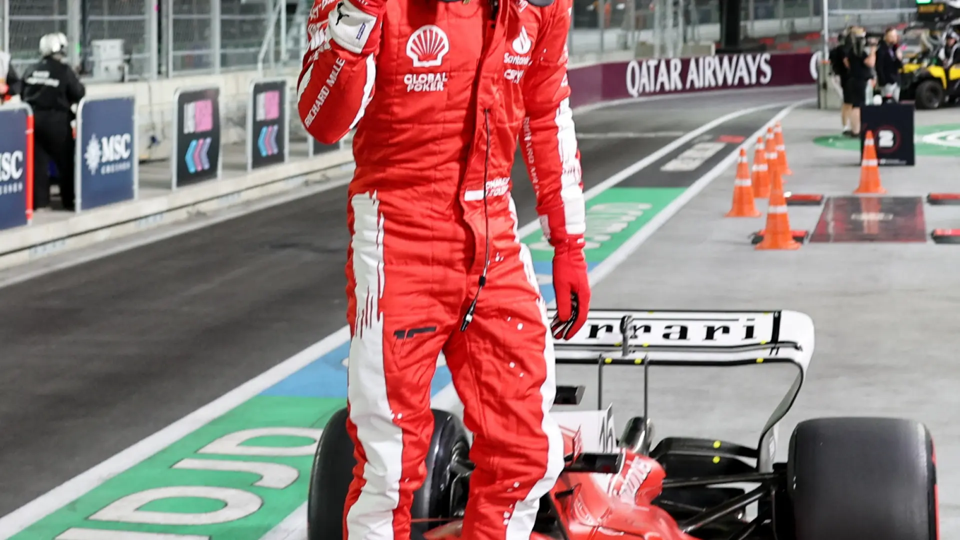 Leclerc evidencia el dominio de Ferrari en Las Vegas