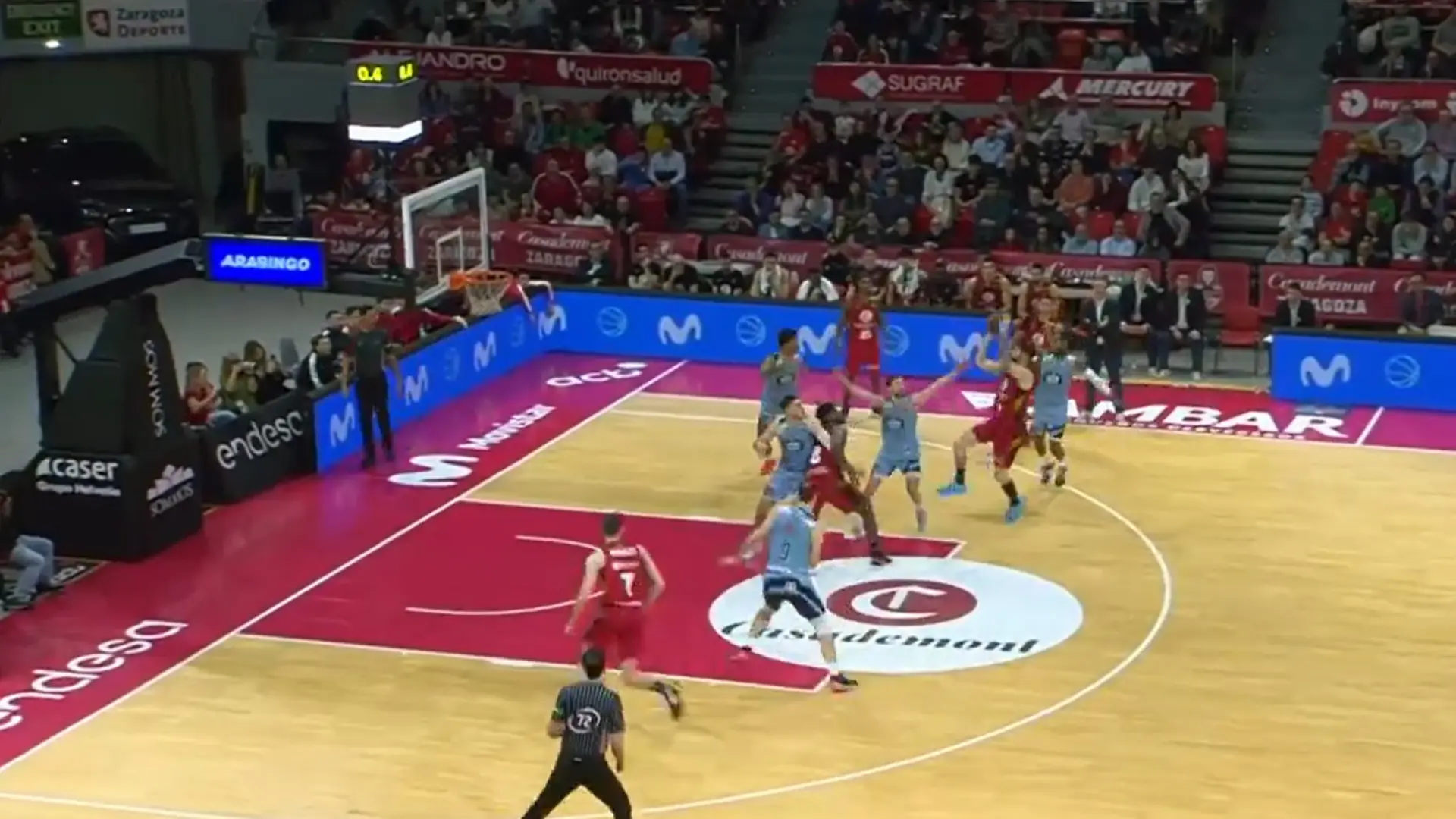 Así ha sido la inverosímil canasta de Yusta que ha dado la victoria al ...