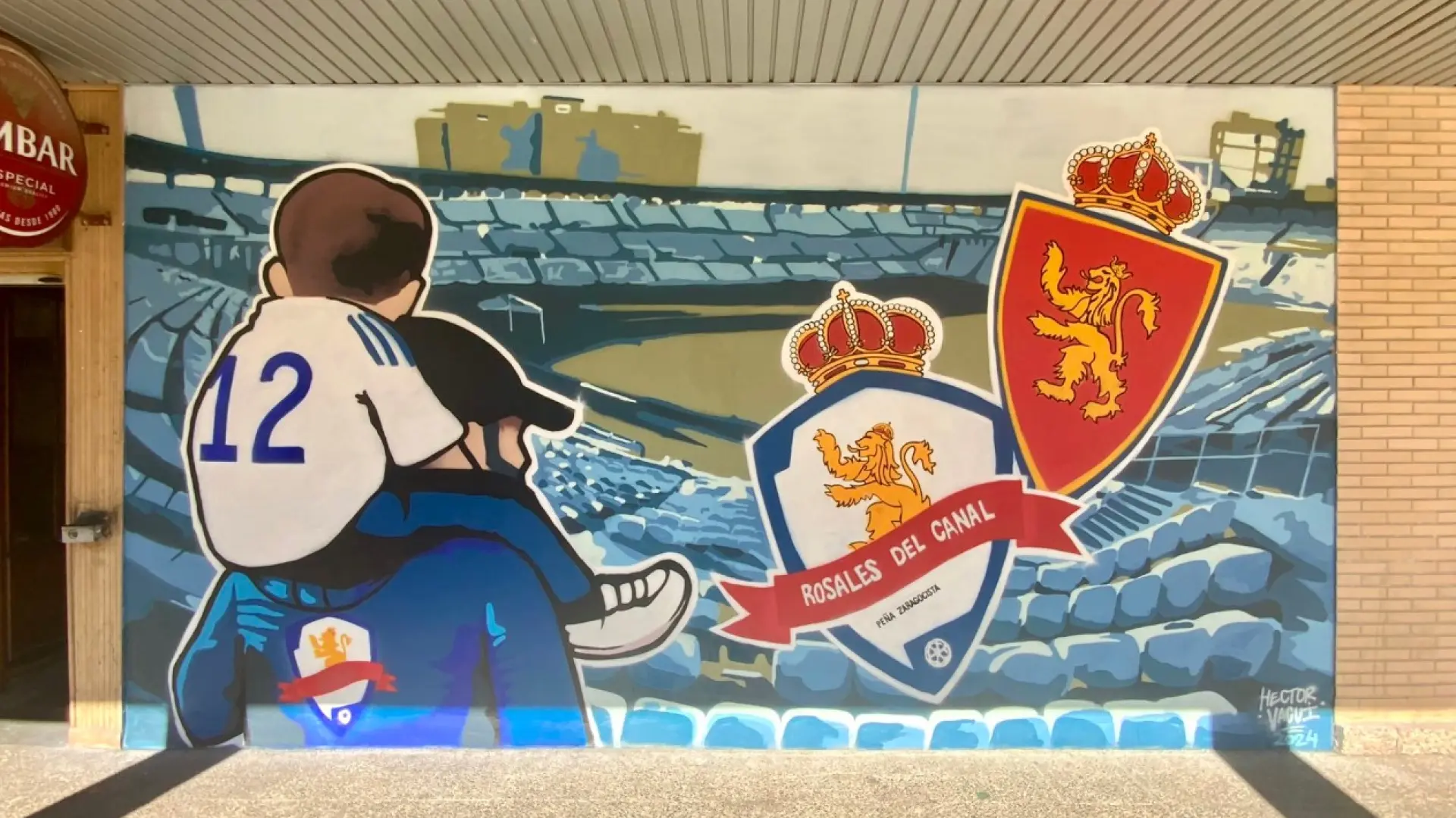 Real Zaragoza: Un mural recoge "cómo el zaragocismo se transmite de ...