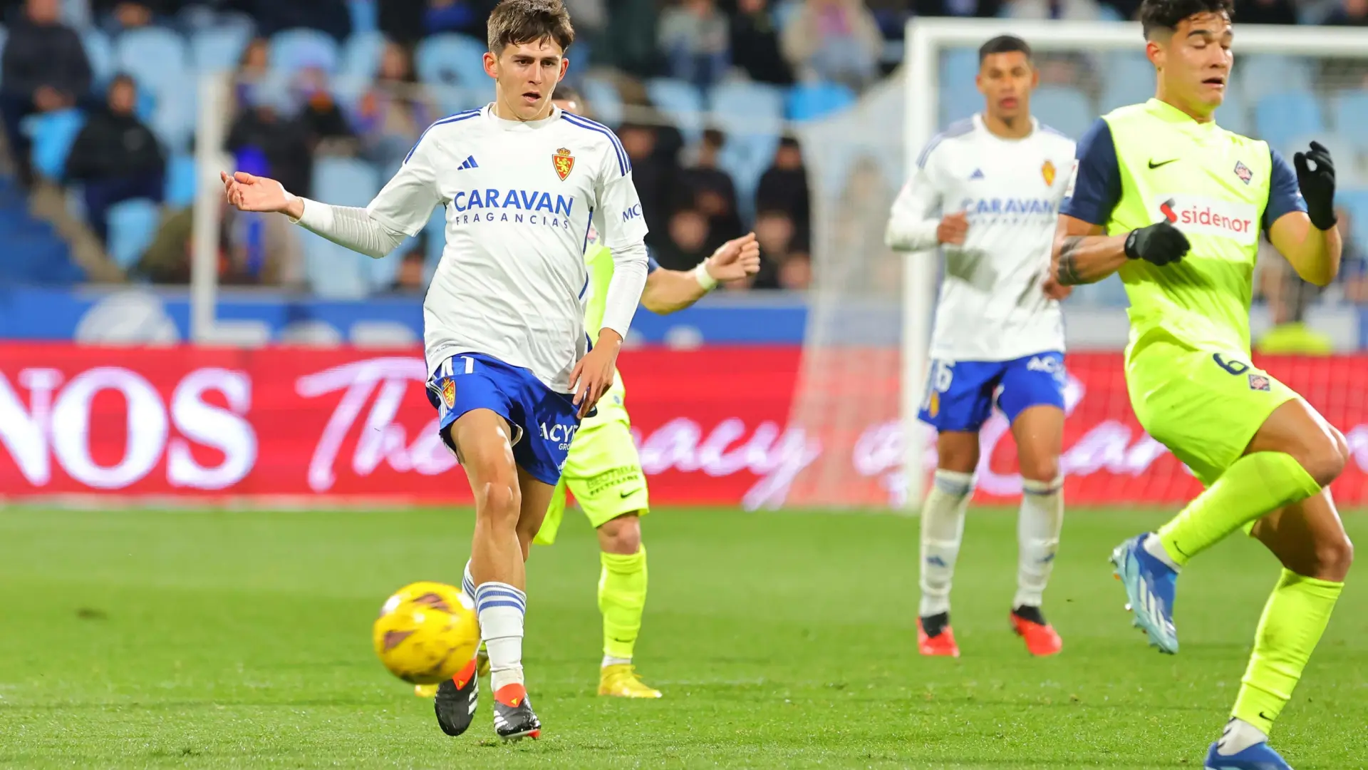 Lucas Terrer, cuarto debut canterano de la temporada en el Real Zaragoza