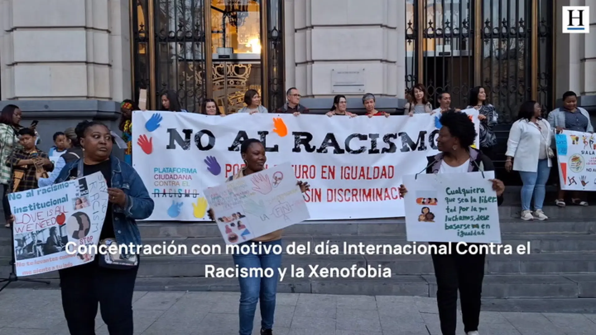 Concentración en Zaragoza por el Día contra el Racismo y la Xenofobia