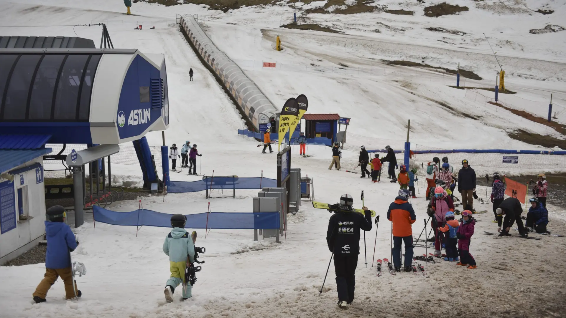 La telecabina Astún-Candanchú se amplía 400 metros para evitar el ...