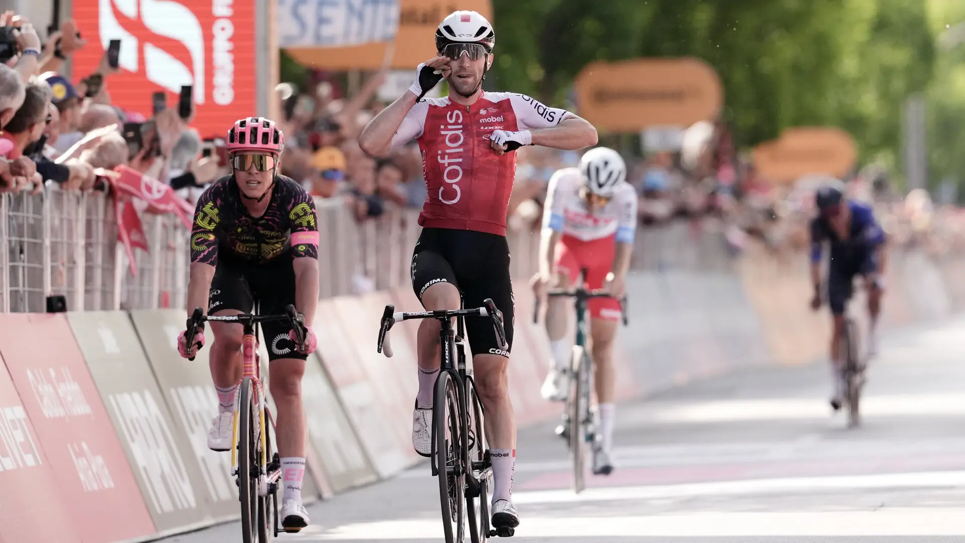Benjamin Thomas hace buena la fuga del día en la quinta etapa del Giro