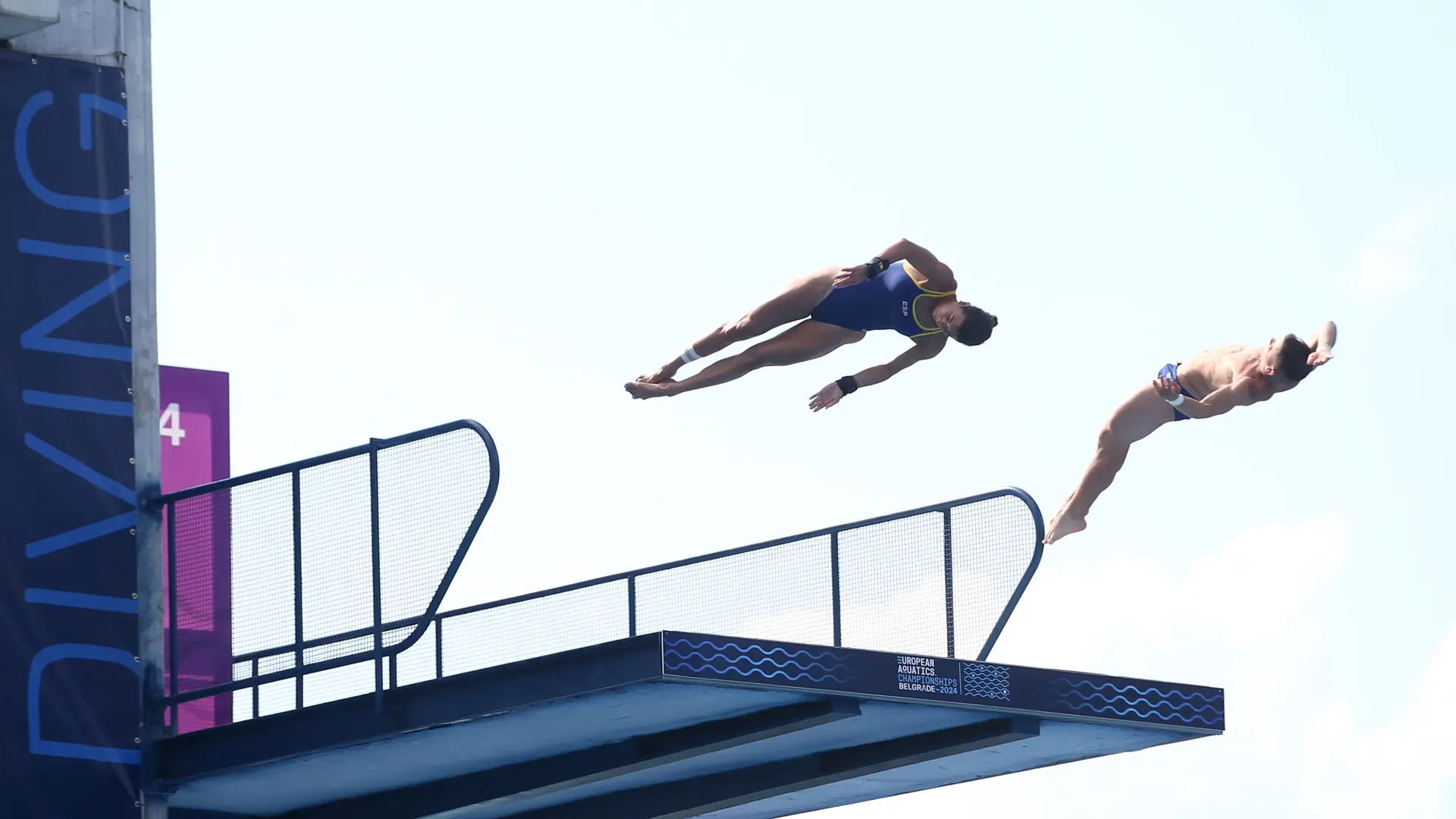 Carlos Camacho y Valeria Antolino logran el oro para España en saltos ...