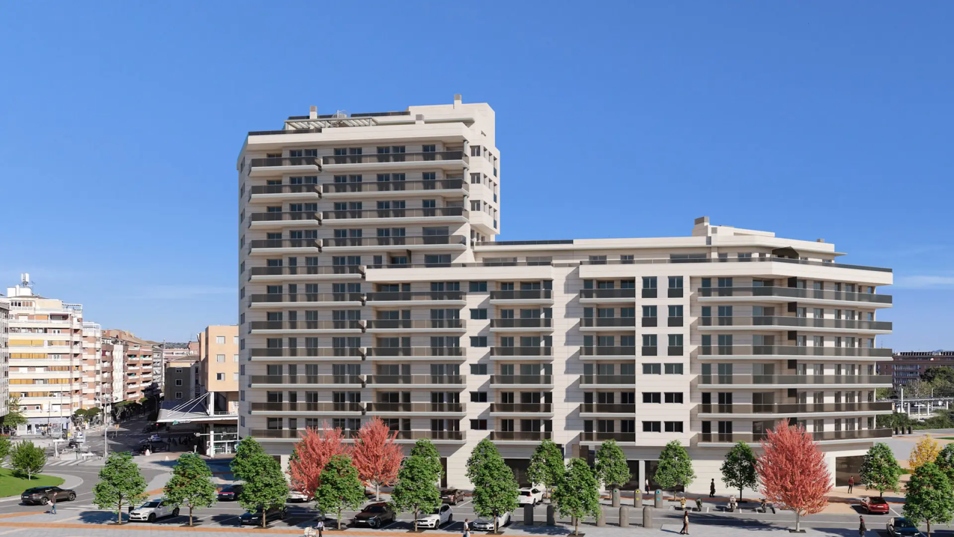 El primer edificio de Harineras en Huesca ha vendido ya el 50% de las viviendas