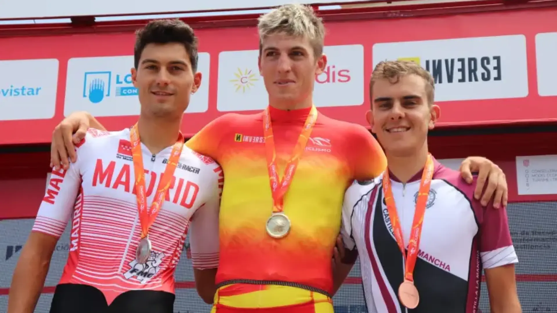 El ciclista aragonés Pablo Castrillo, tercero de España en élite sub-23