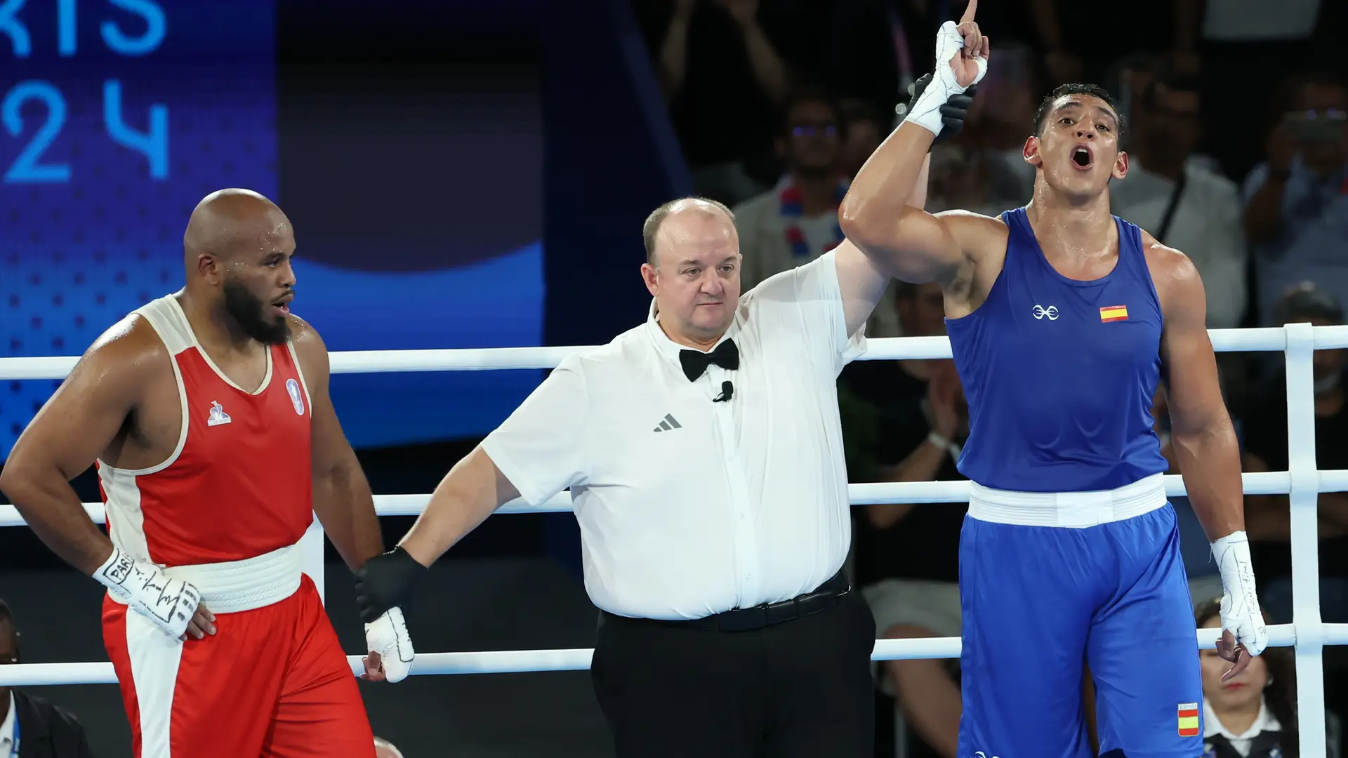 El boxeador español Ayoub Ayoub, a la final olímpica de París en +92 ...