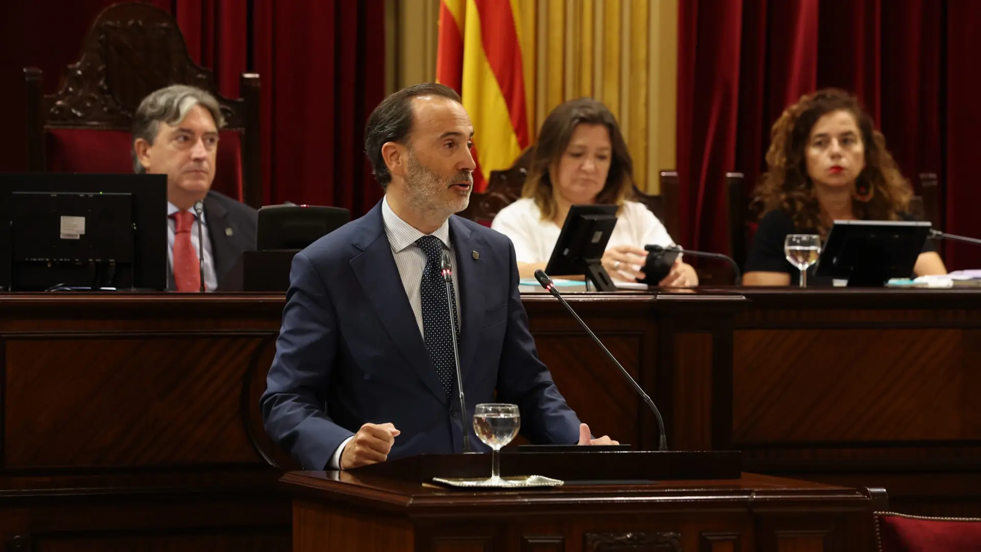 El presidente del Parlament balear, Gabriel Le Senne (Vox), a juicio ...