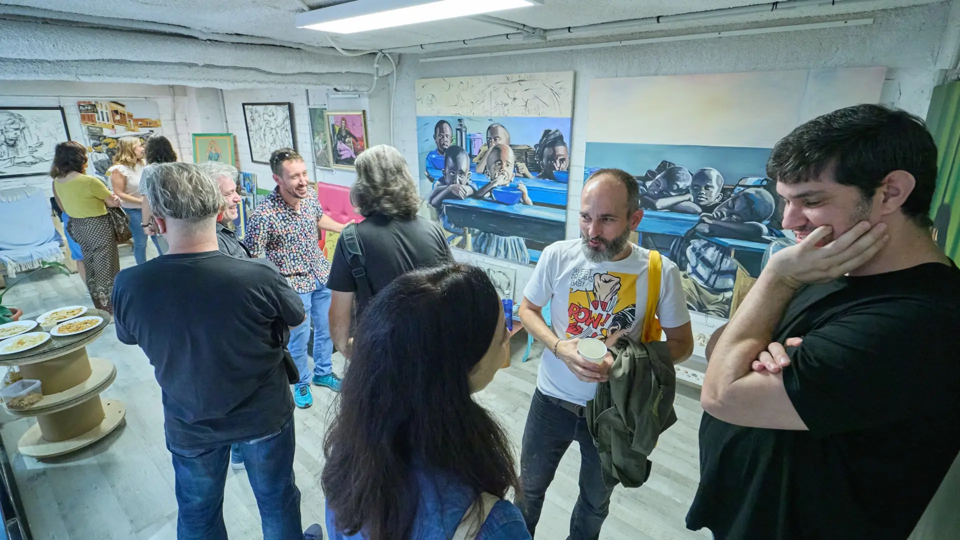 El pintor Fernando Ballestín abre su taller y muestra su pintura ...