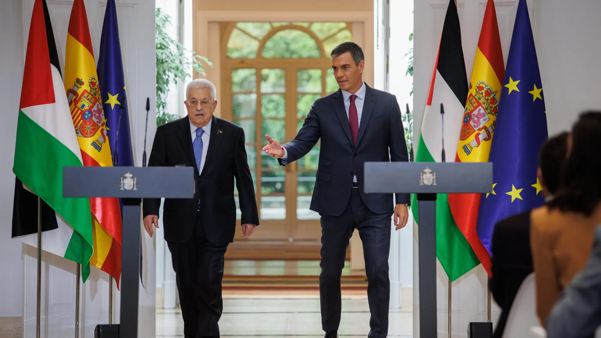 Fotos | Primera visita a España del presidente palestino, Mahmud Abás ...