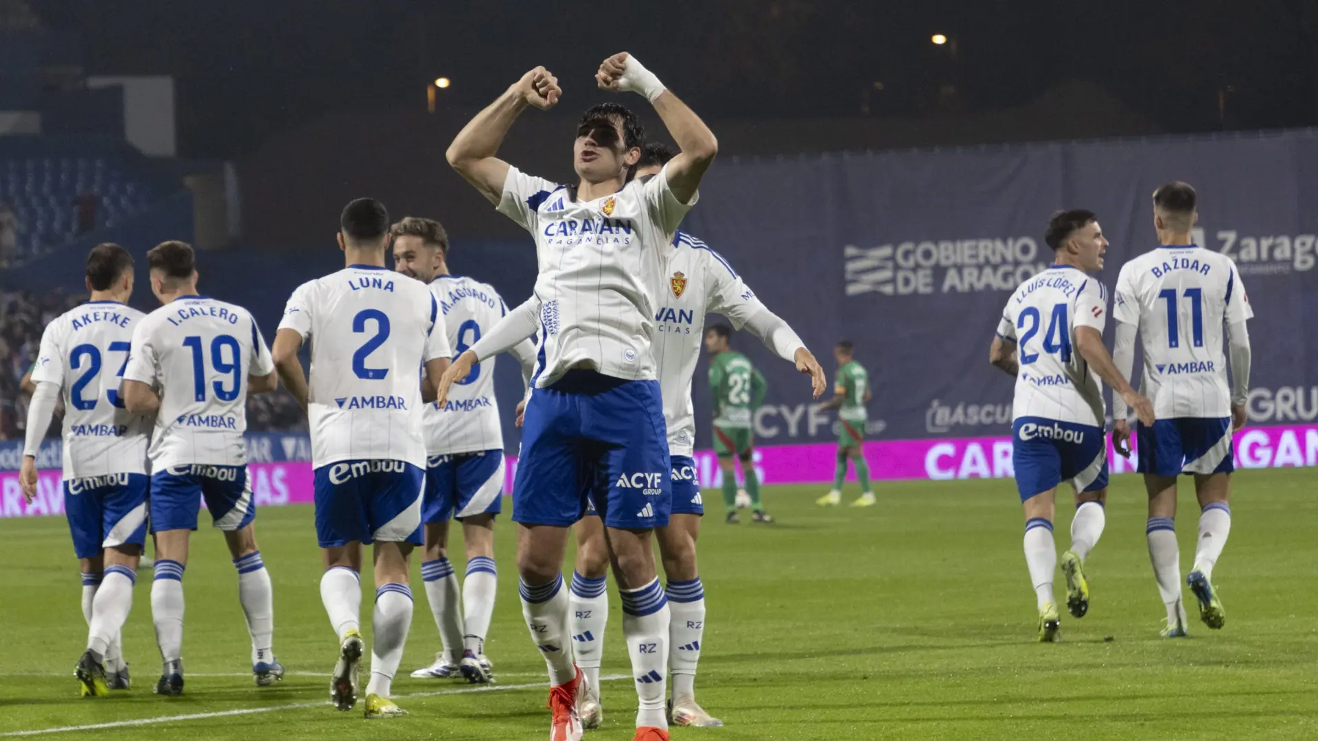 Iván Azón: un gol cada 92 minutos con el Real Zaragoza