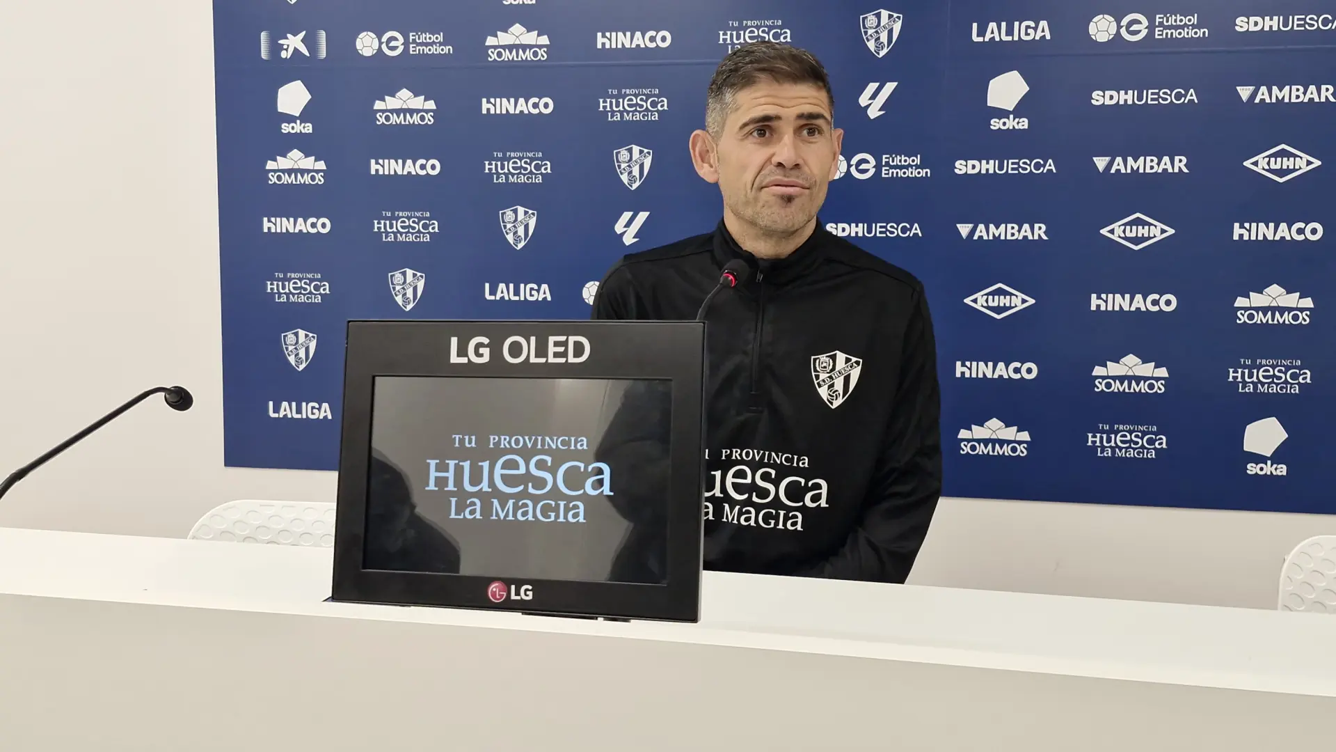 Antonio Hidalgo: “Esta SD Huesca es la misma que hace un mes”