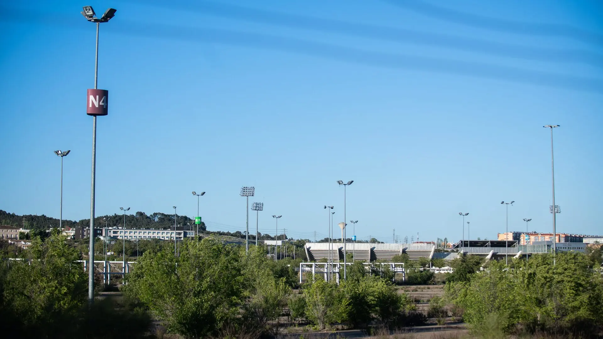 Las obras del nuevo estadio en los terrenos del Parking Norte de Zaragoza comenzarán la primera ...